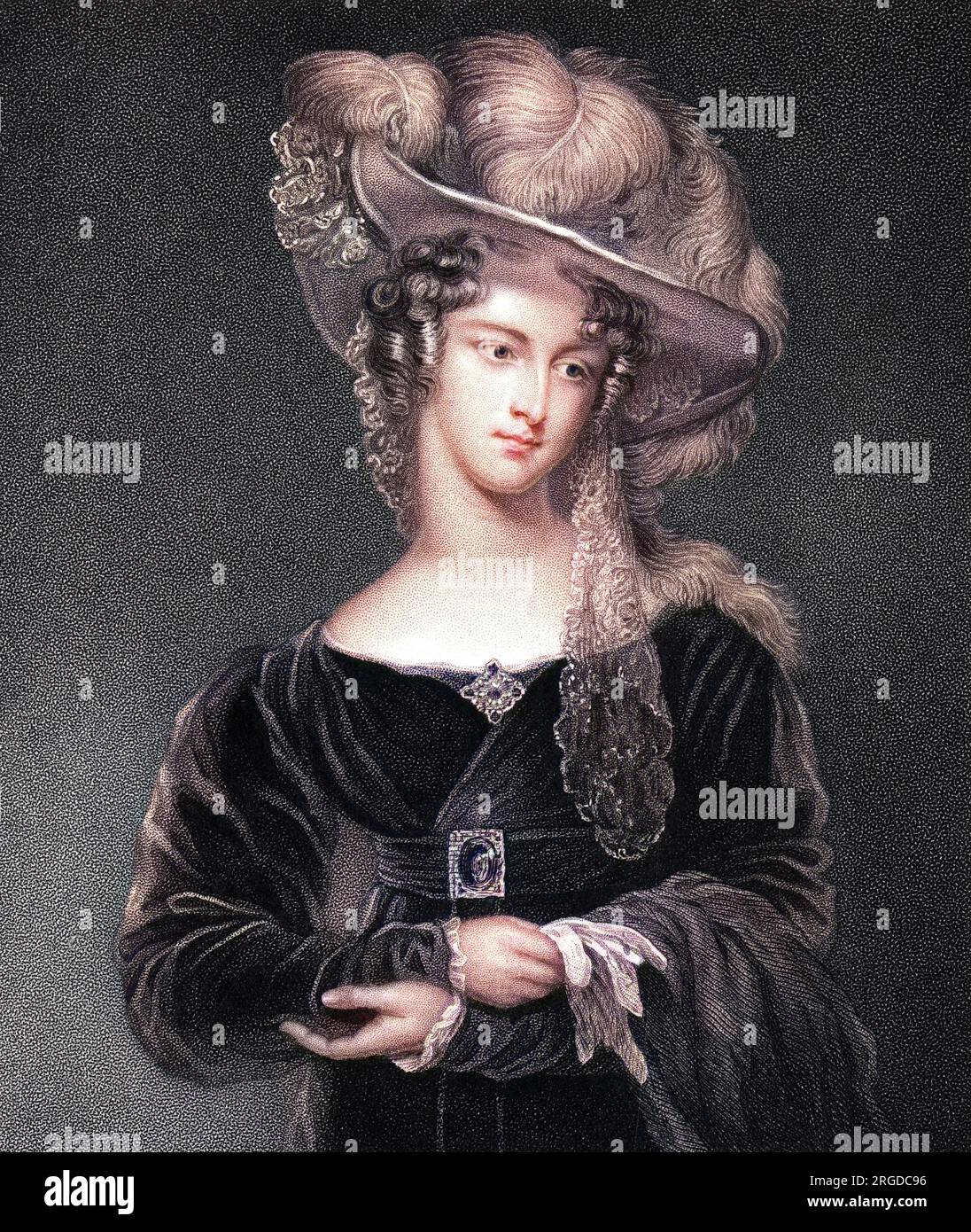 HARRIETT LASCELLES, countess of SHEFFIELD (1802 - 1889), wife of George ...