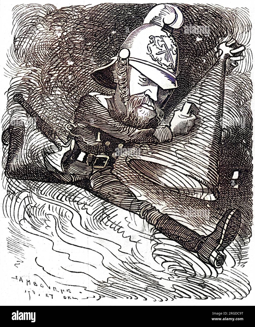 EYRE MASSEY SHAW (1830 - 1908), London firefighter Stock Photo - Alamy