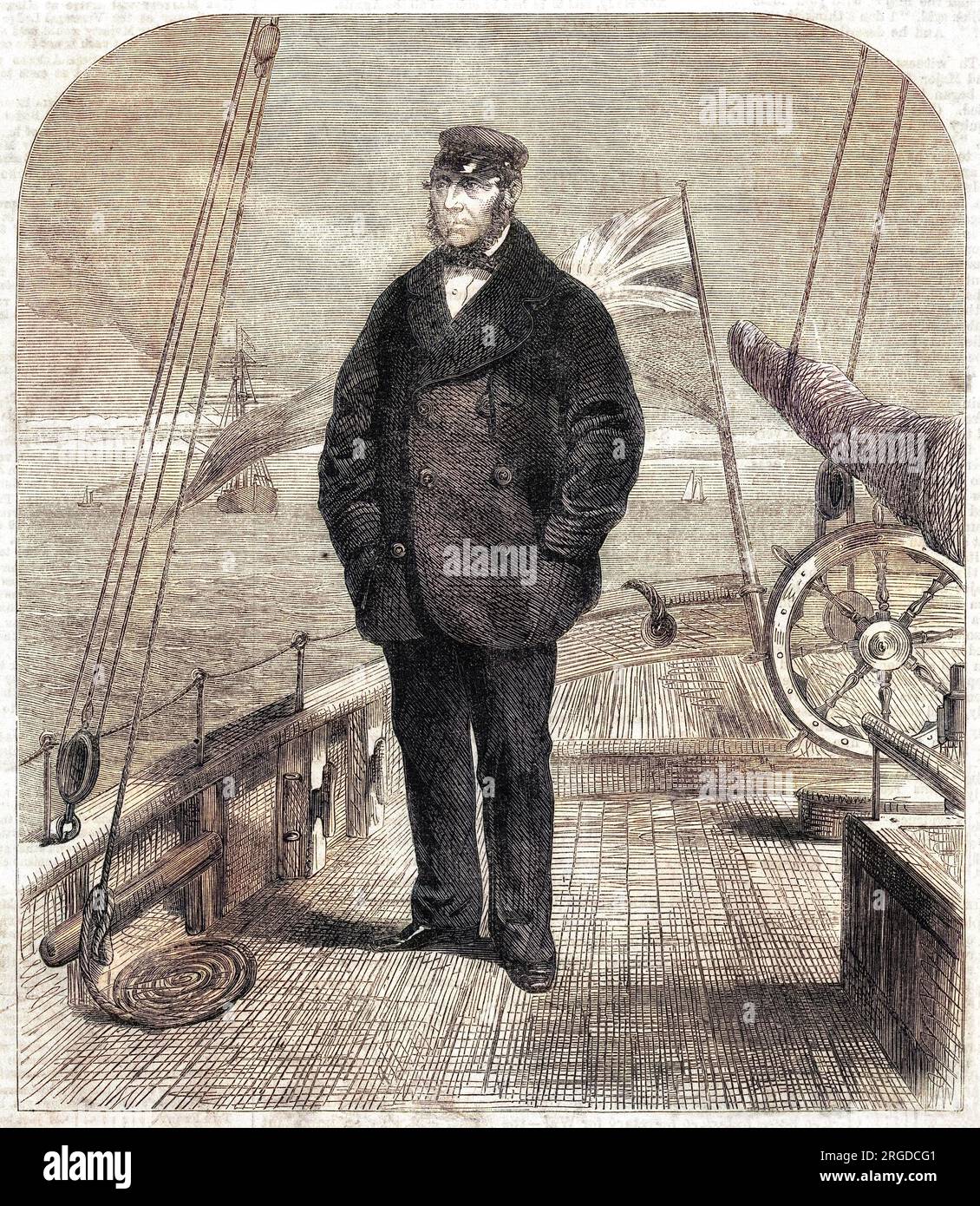 PARKER SNOW (1817 - 1895), ship's captain, commander of a contemplated ...