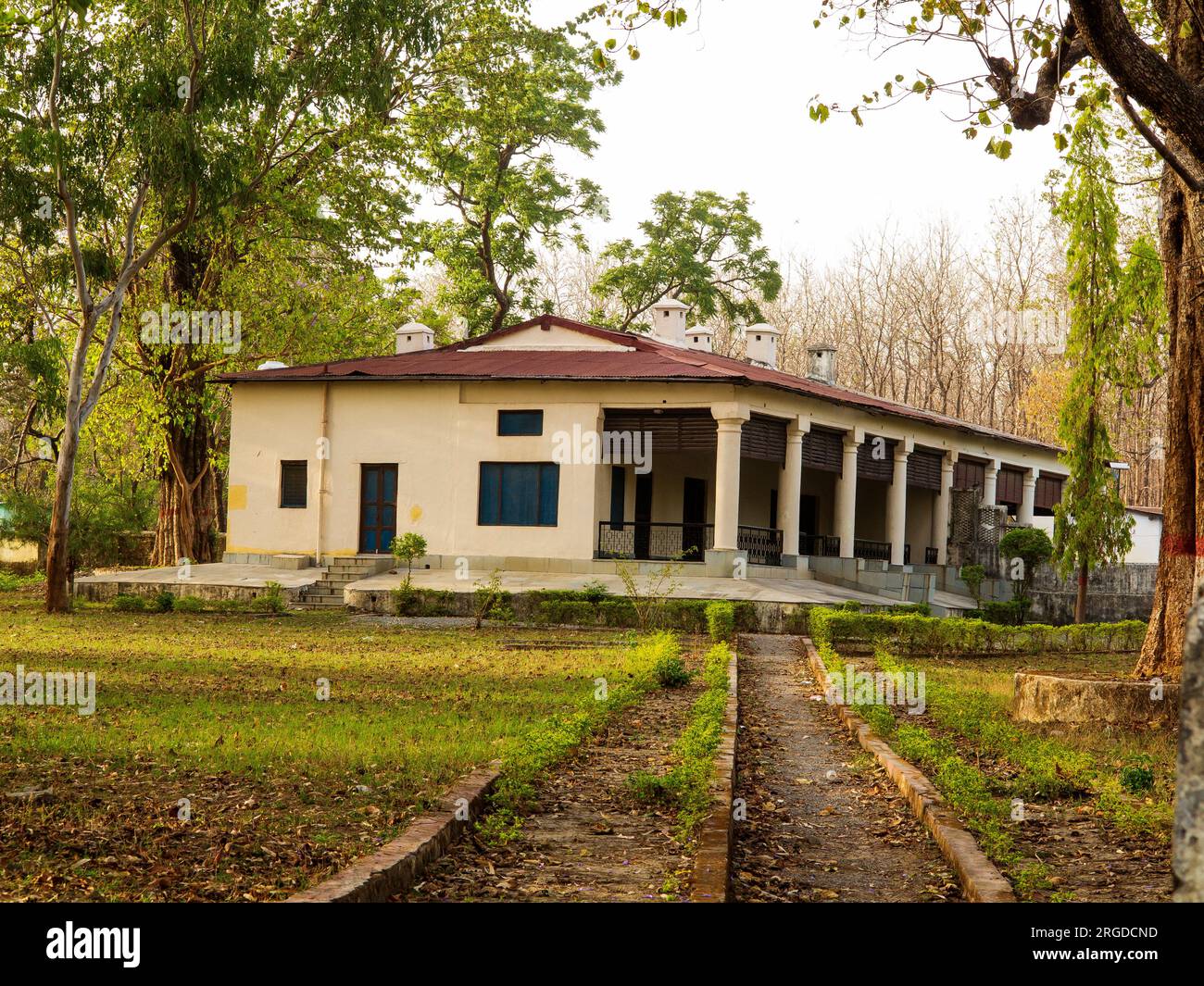 Kaladhungi forest bungalow hi-res stock photography and images - Alamy