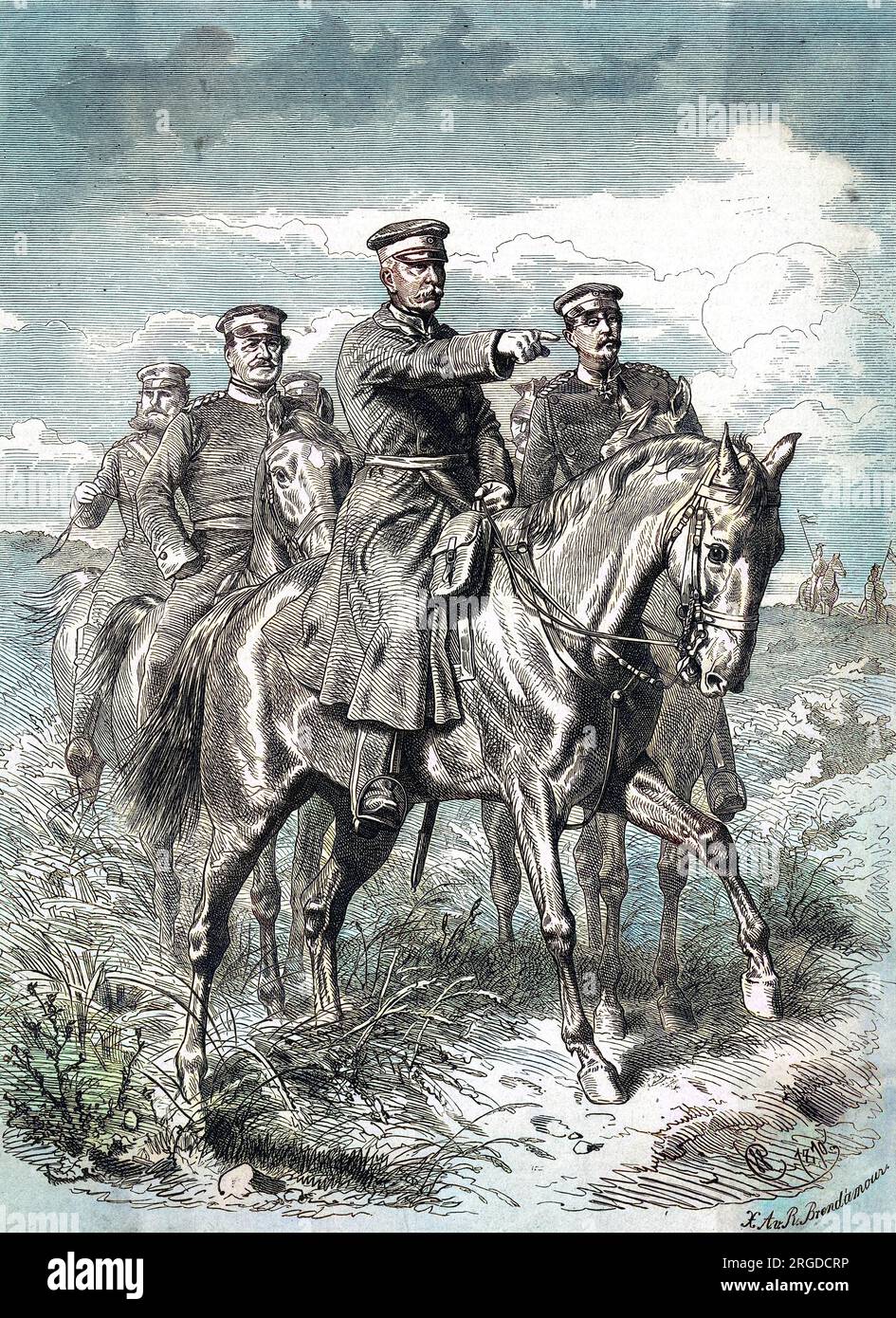 KARL FRIEDRICH von STEINMETZ Prussian military commander, with ...