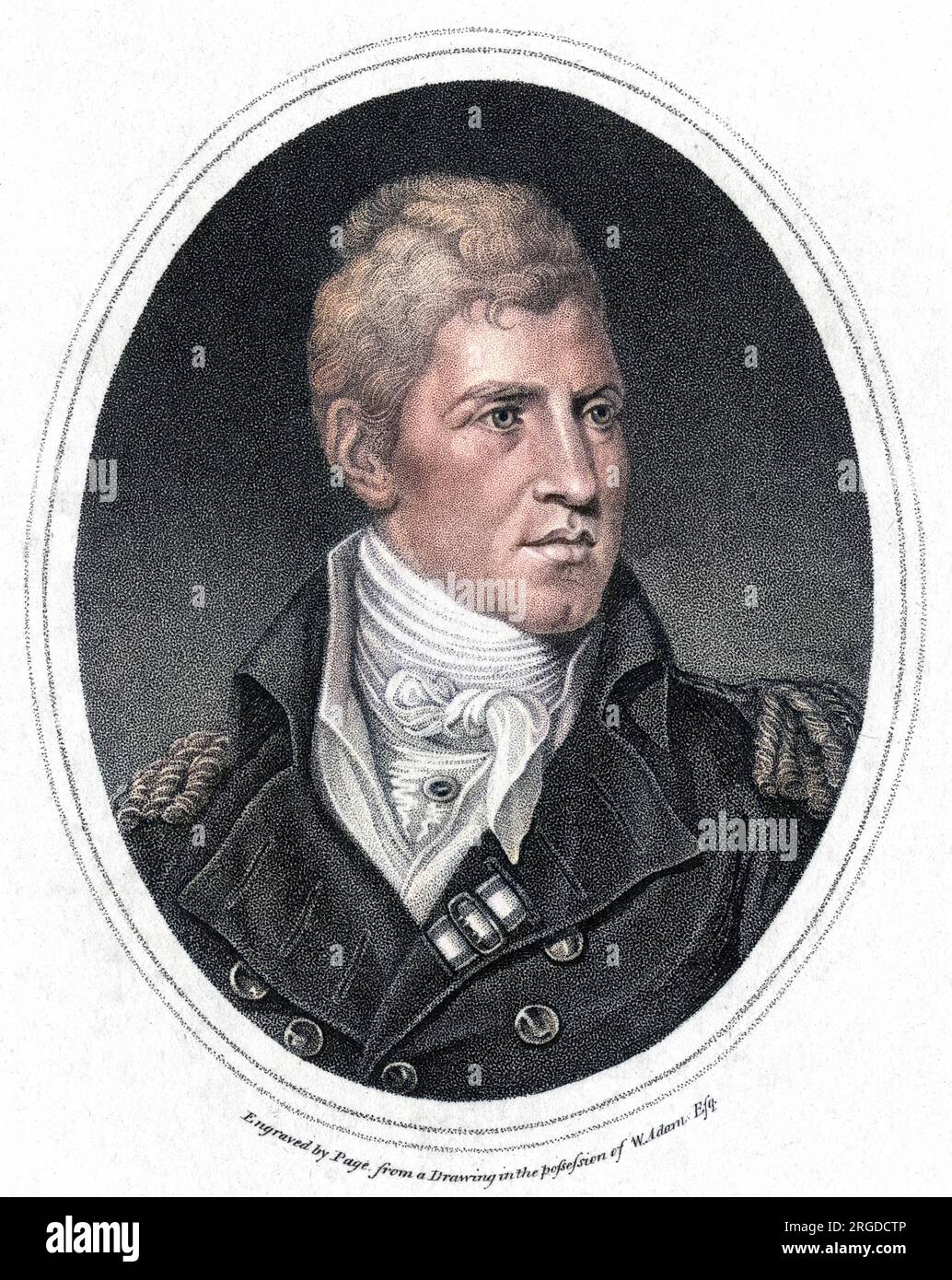 Captain JOHN STEWART naval commander during the Napoleonic wars Stock ...