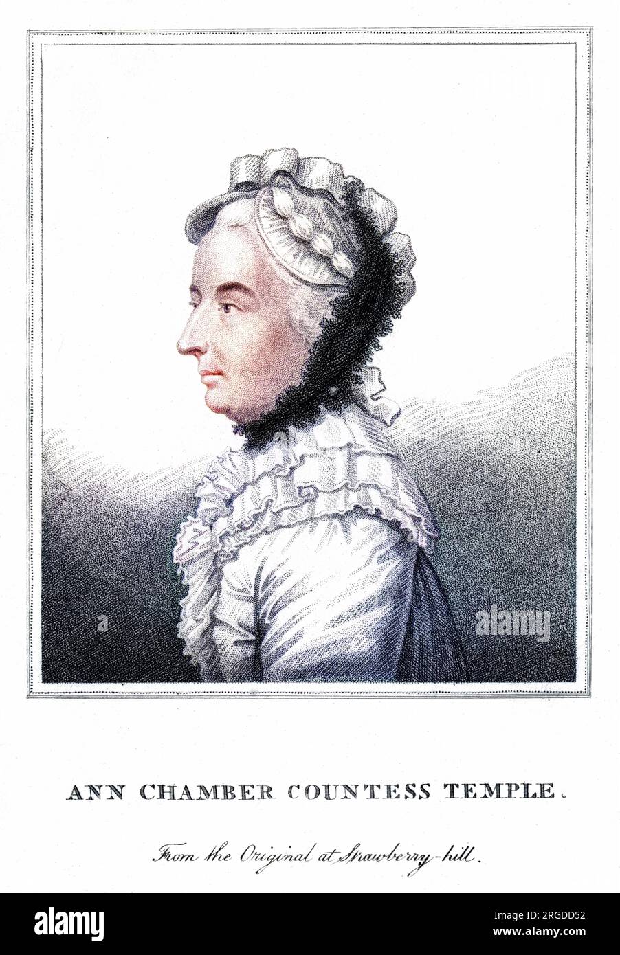 ANN (nee hamber) countess TEMPLE wife of Richard, earl Temple Stock ...
