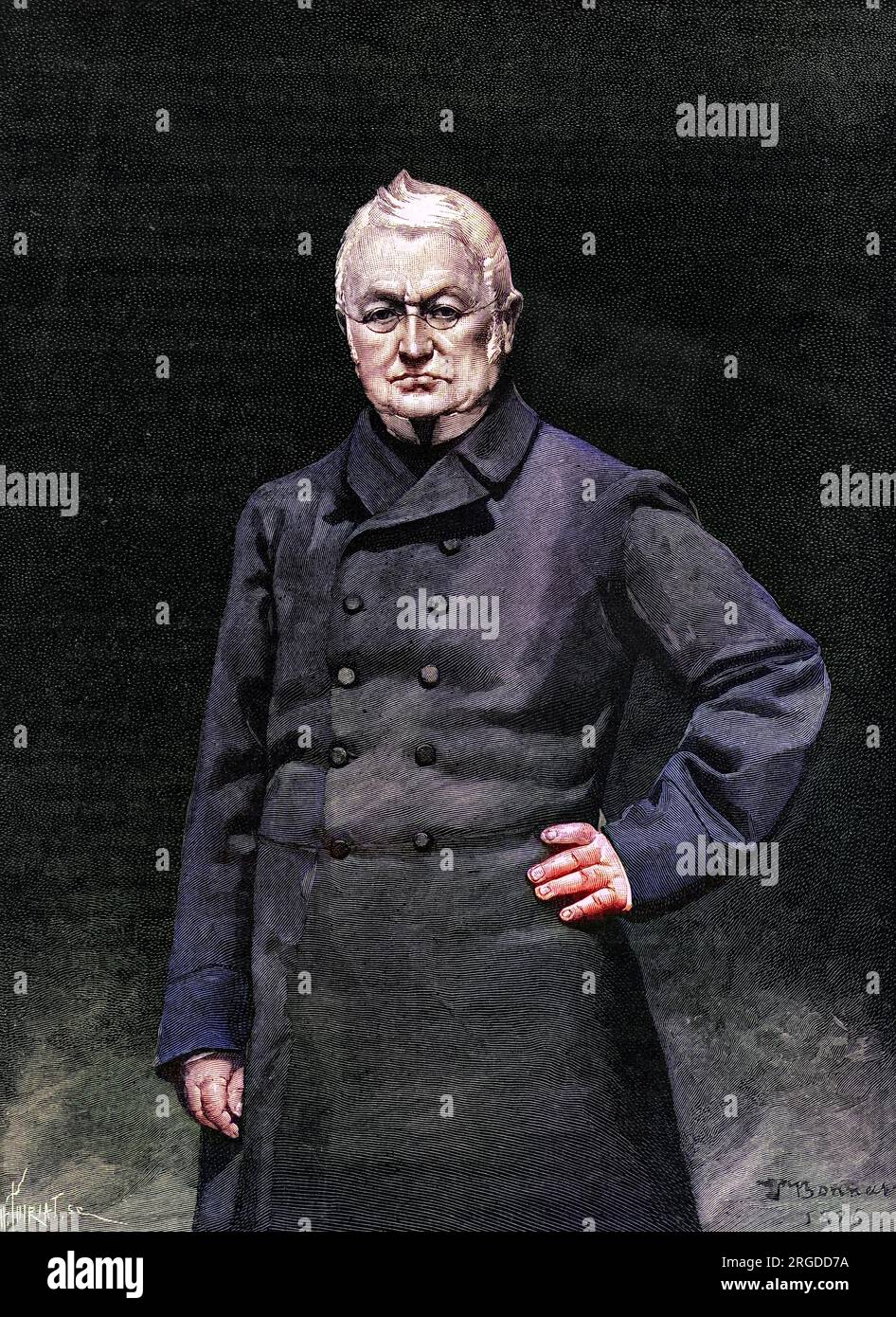 LOUIS-ADOLPHE THIERS (1797 - 1877), French statesman and historian ...