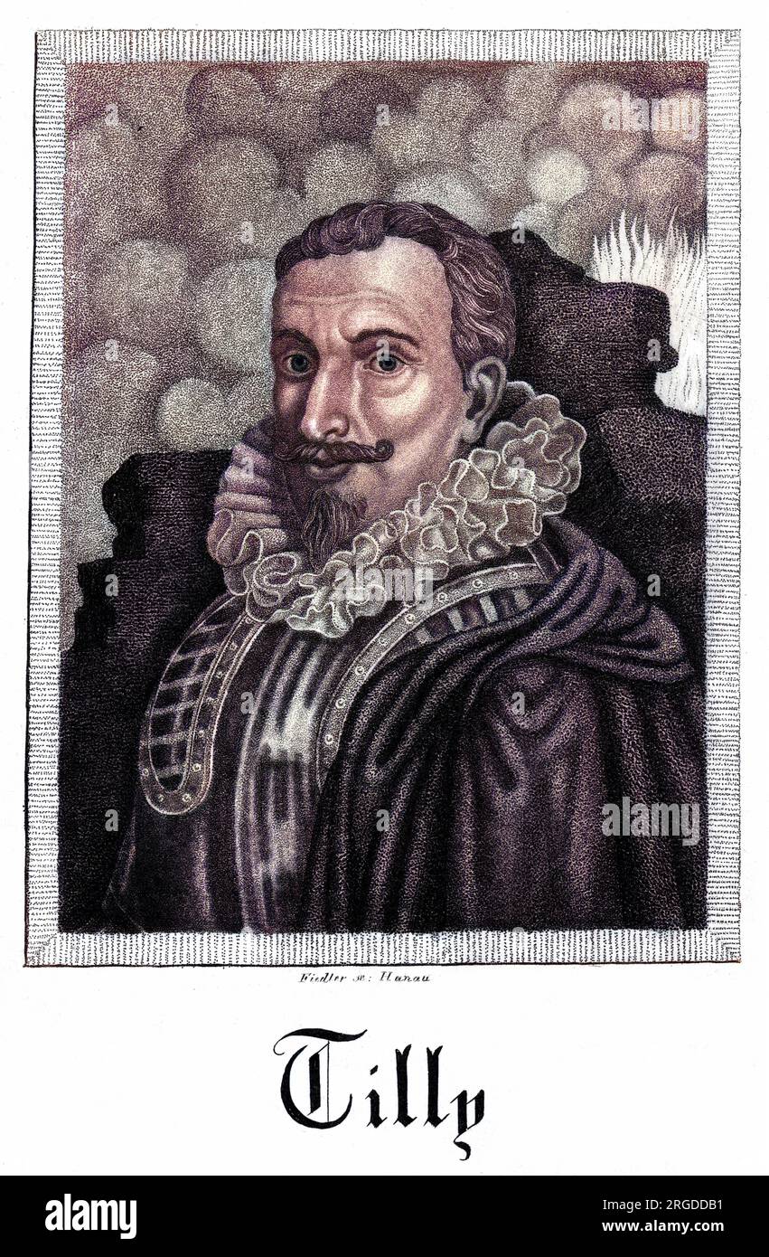 JOHANN TSERCLAES (1559 - 1632), freiherr von TILLY Flemish military ...