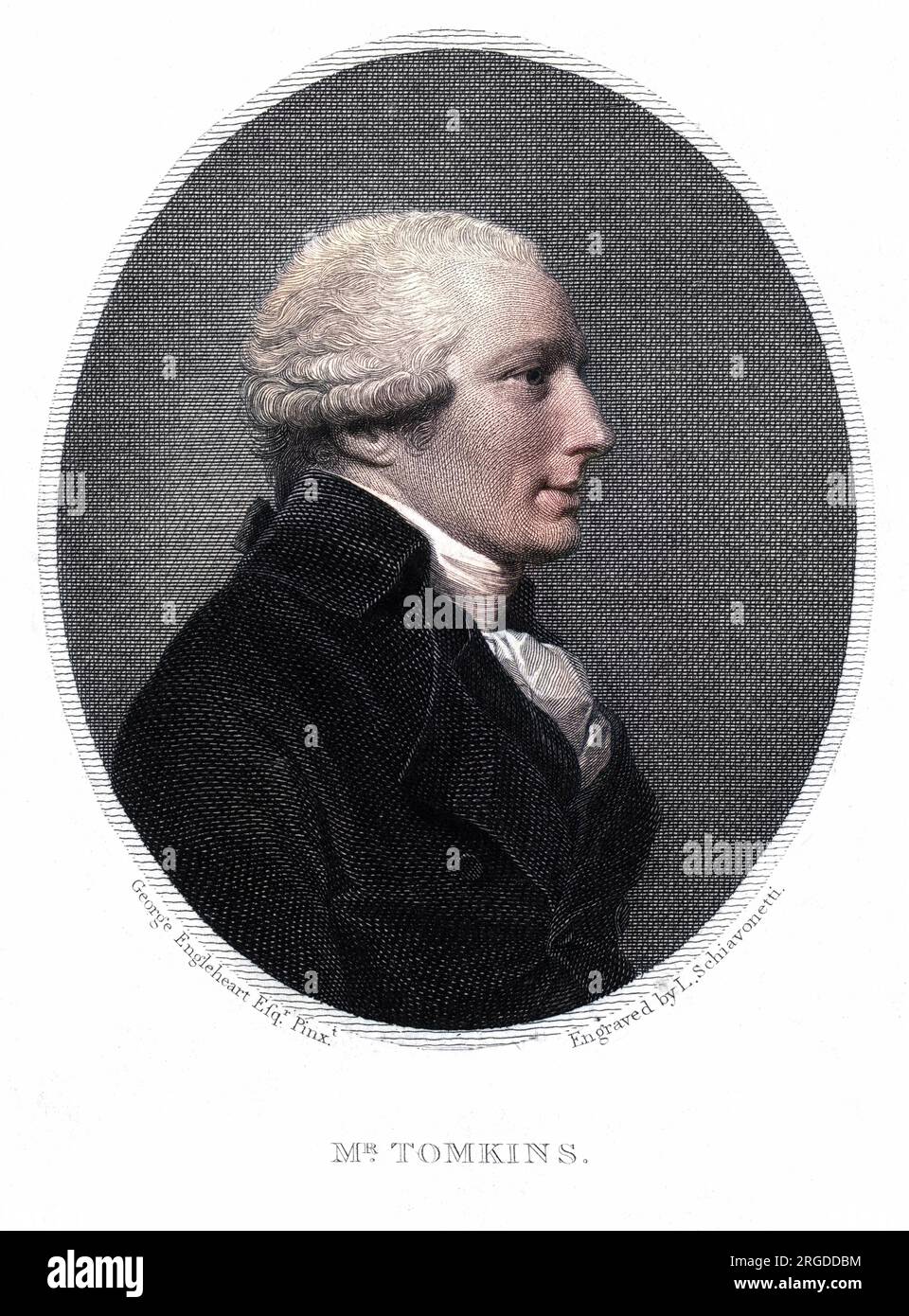 THOMAS TOMKINS calligrapher Stock Photo - Alamy