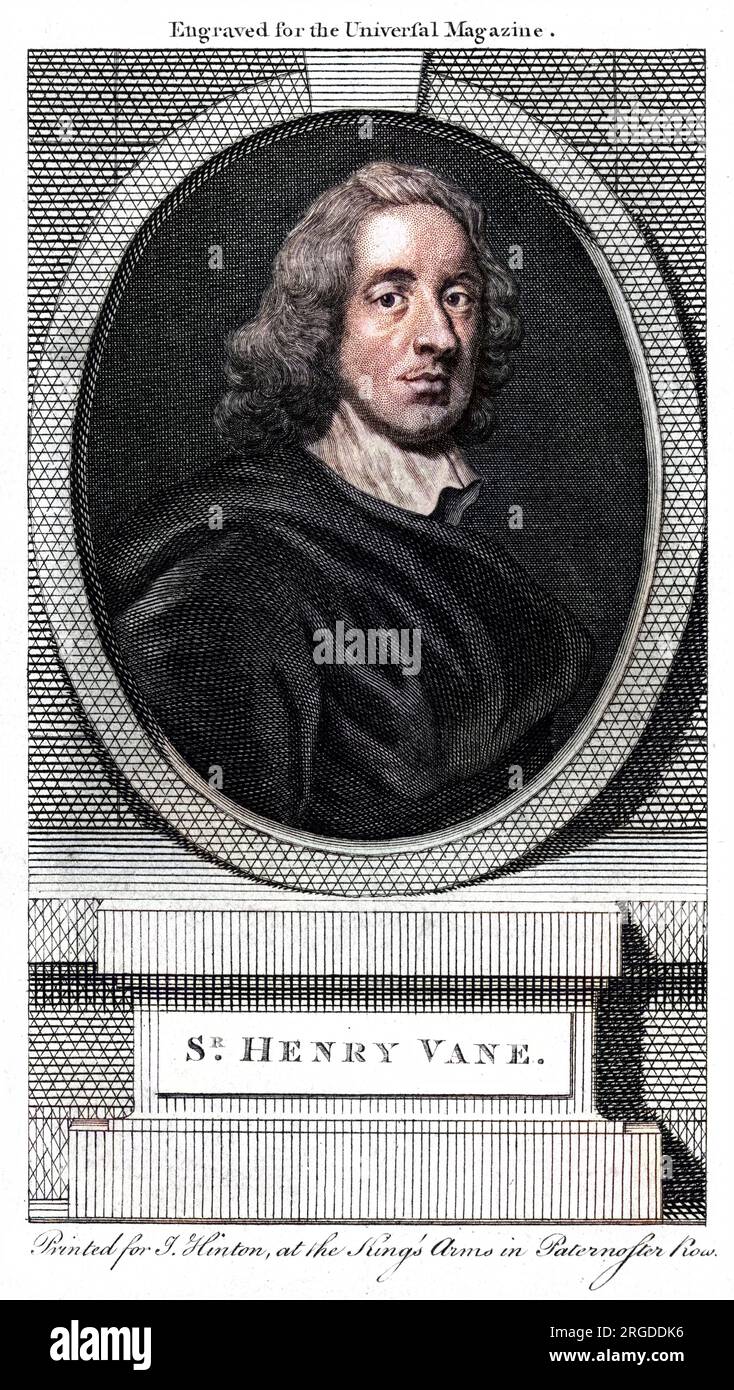 SIR HENRY VANE (the younger) statesman Stock Photo - Alamy