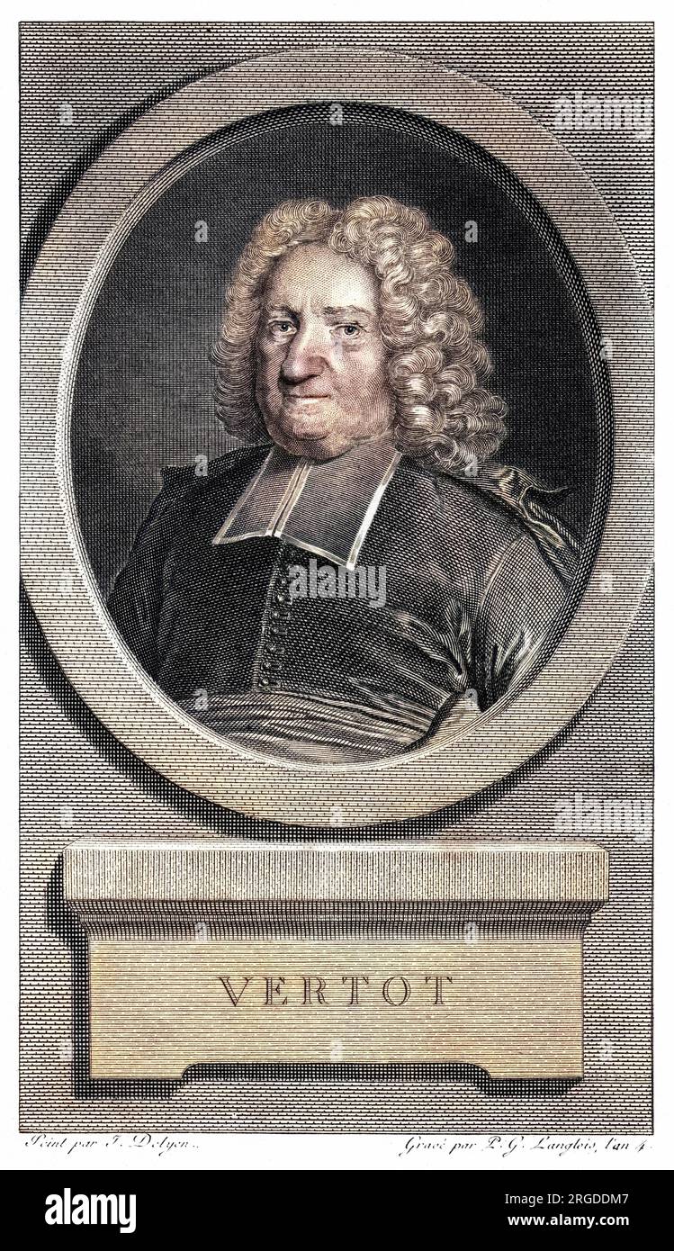 RENE AUBERT abbe VERTOT French churchman and historian Stock Photo - Alamy