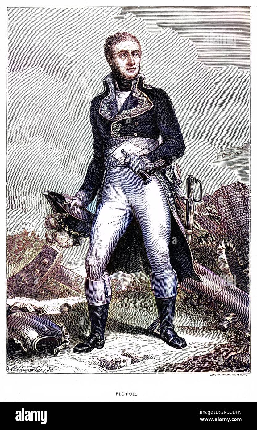 CLAUDE PERRIN VICTOR French military, marechal de France Stock Photo ...