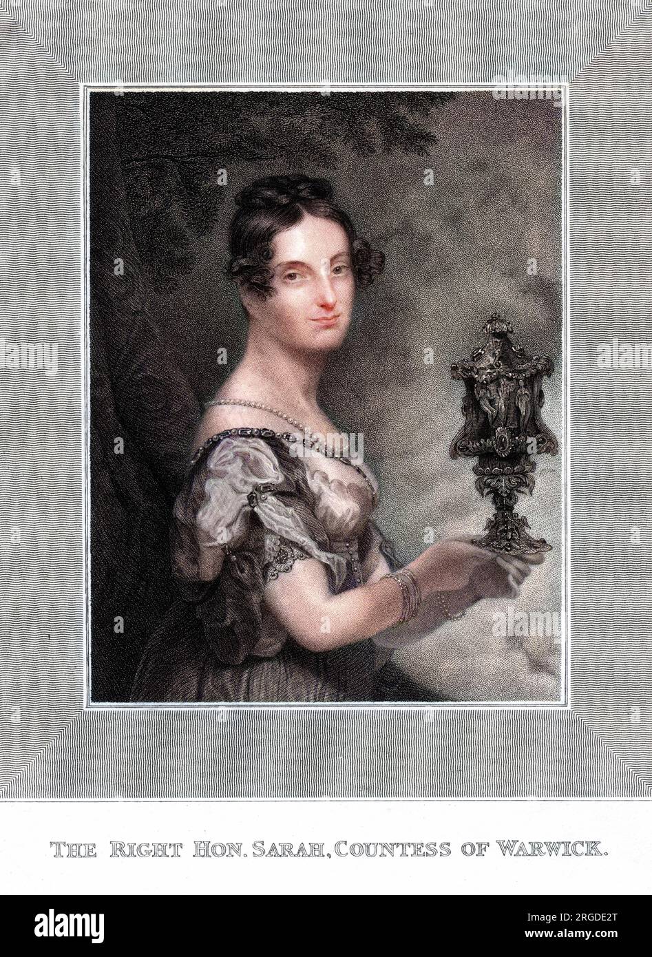 SARAH countess of WARWICK daughter of the second earl of Mexborough ...