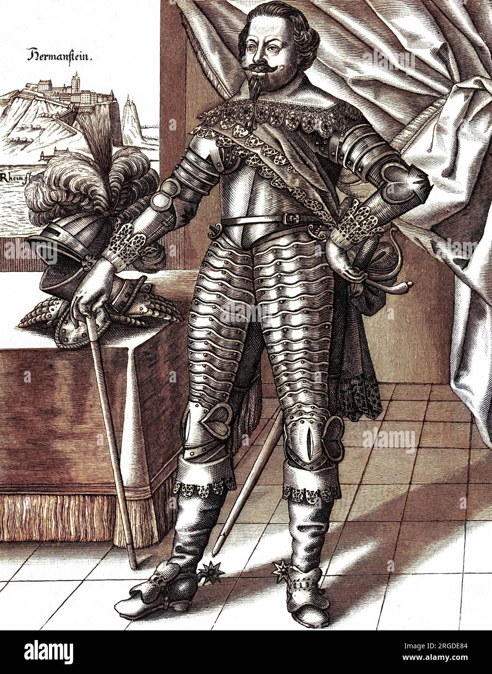 JOHANN von WERTH German military commander during the Thirty Years War ...