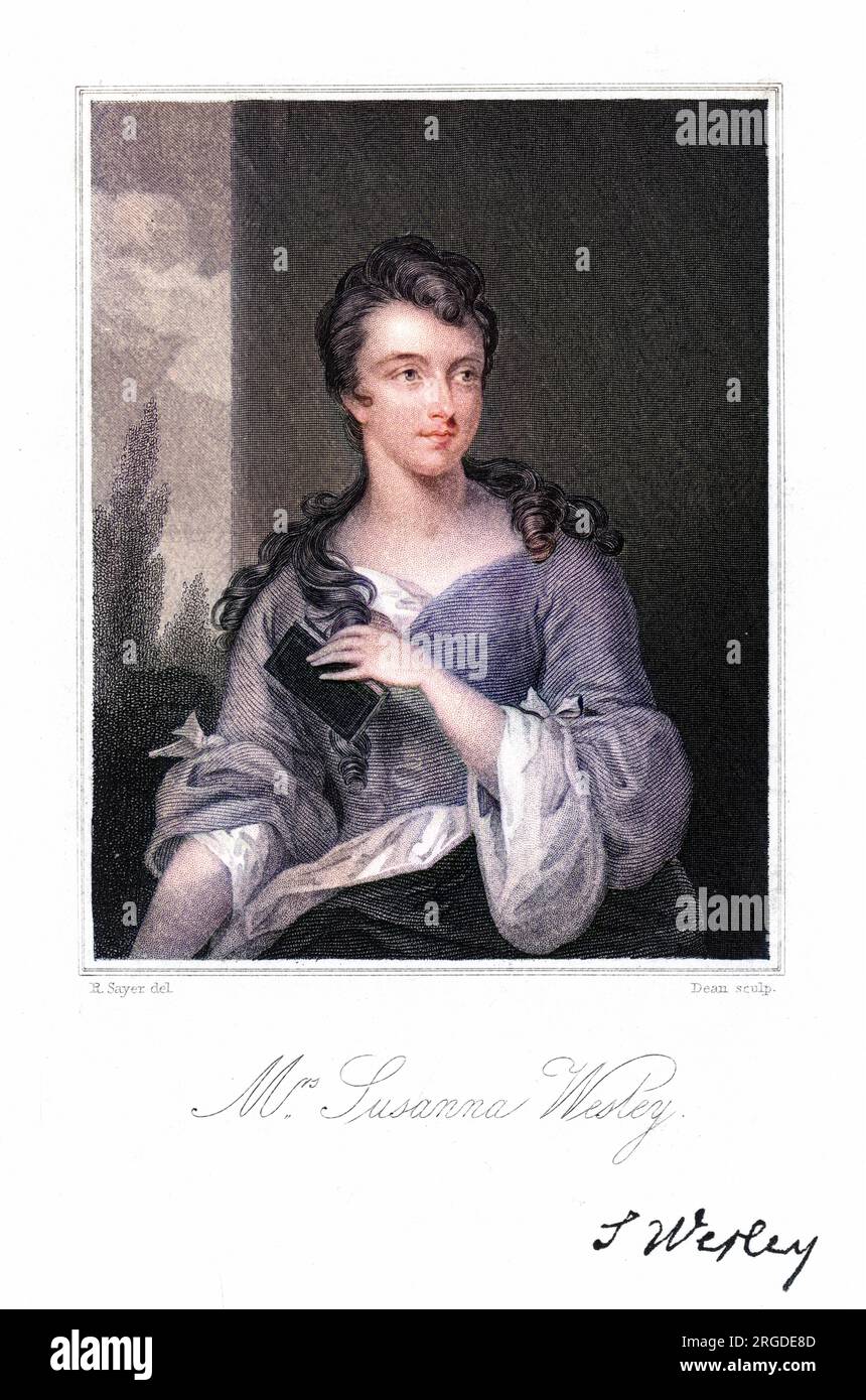 SUSANNA WESLEY wife of Samuel, mother of Charles and John Stock Photo ...