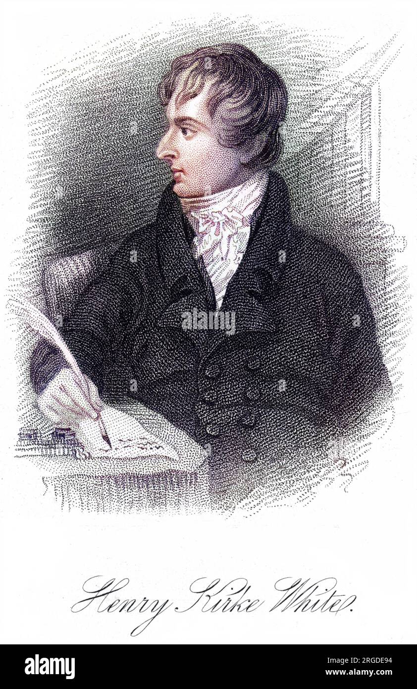 HENRY KIRKE WHITE poet Stock Photo - Alamy