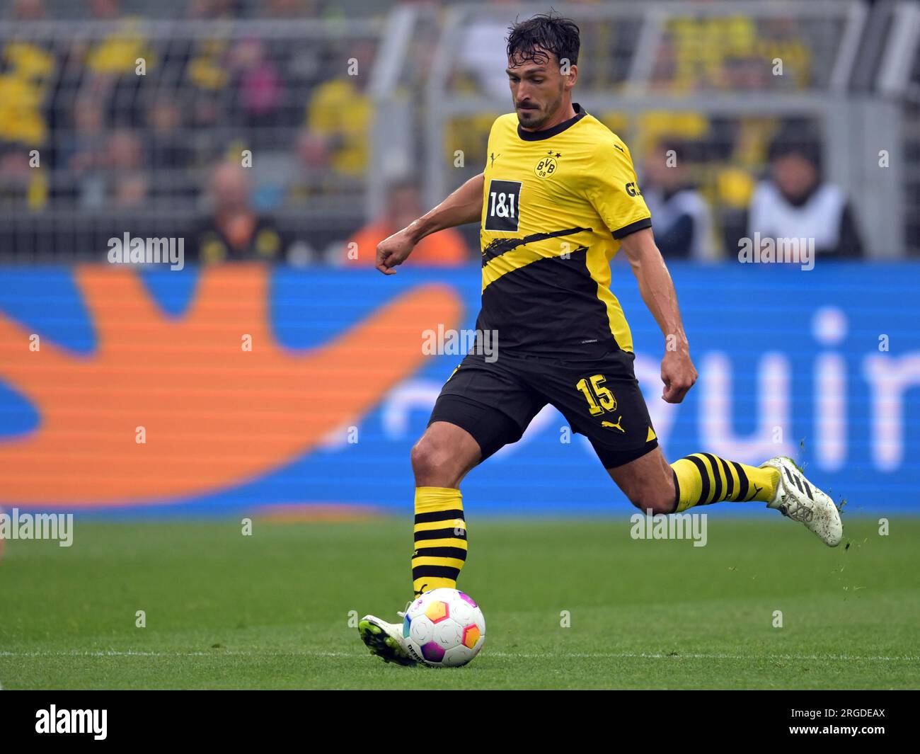 DORTMUND - Mats Hummels of Borussia Dortmund during the friendly match ...
