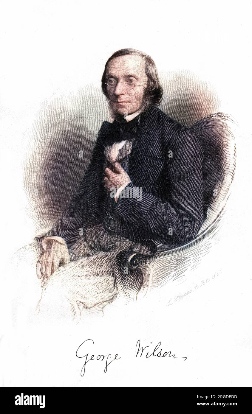 GEORGE WILSON (1818 - 1859), chemist and religious writer with his ...