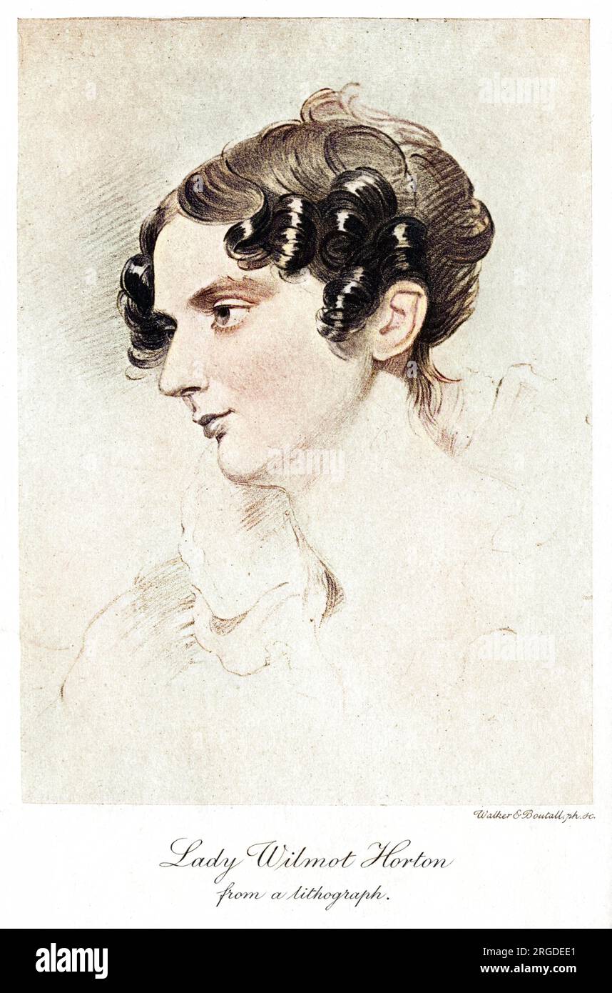 I am lady WILMOT-HORTON, wife of sir Robert (1784 - 1841) and that is ...