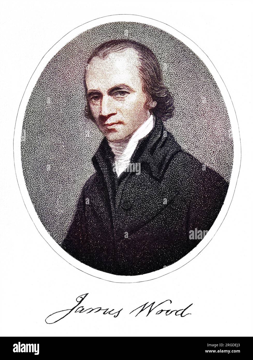 JAMES WOOD methodist churchman with his autograph Stock Photo - Alamy