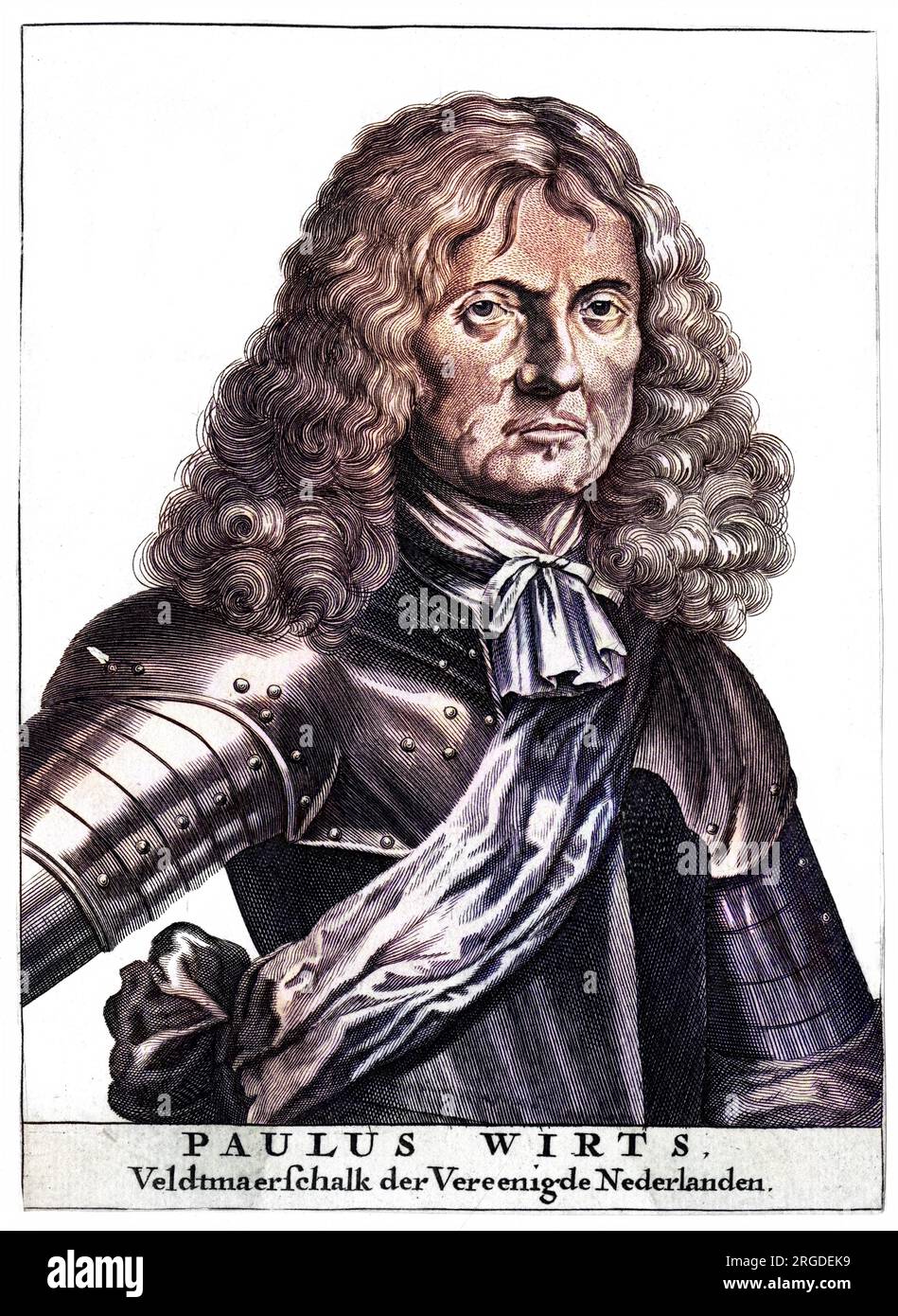 Veldtmarschall PAULUS WURTZ Dutch military commander Stock Photo - Alamy