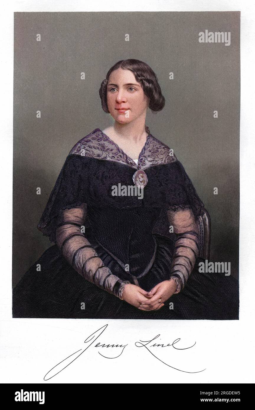 JENNY (JOHANNA MARIA) LIND (1820 - 1887), Swedish singer (Madame ...