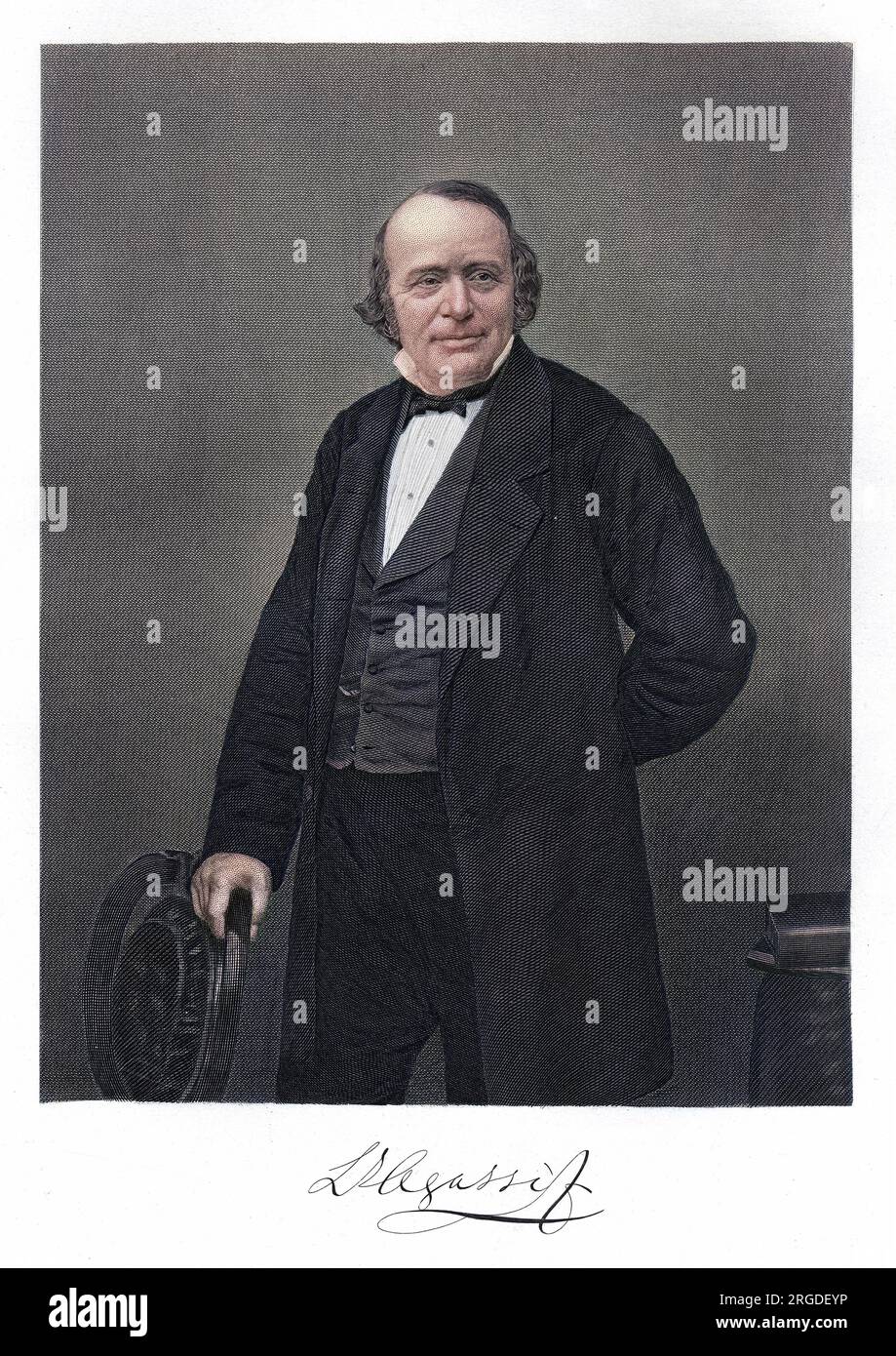 LOUIS RODOLPH AGASSIZ (1807 - 1873), Swiss-born American naturalist and ...