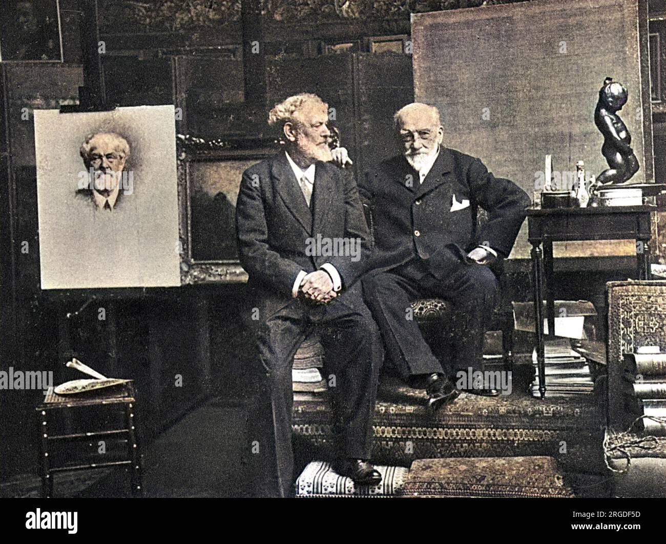 JEAN RICHEPIN 1849 - 1926 French writer, taking a break from having his ...