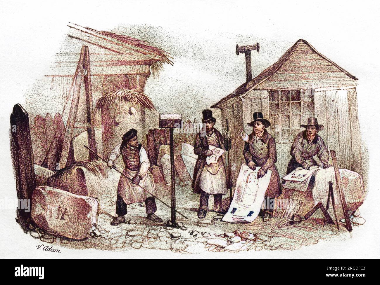 Directing workers hi-res stock photography and images - Alamy