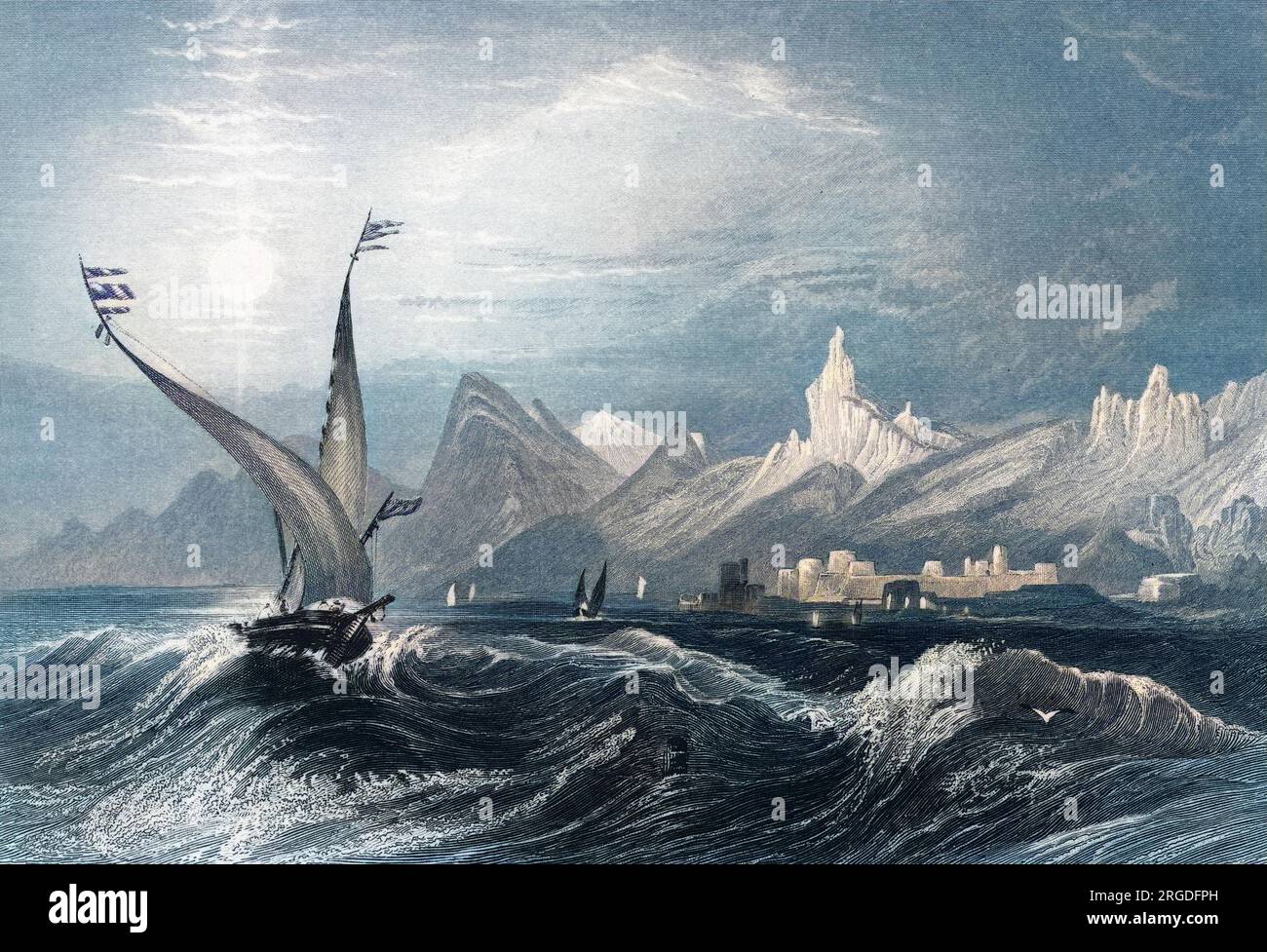 The ruins of Citium (aka Kittim) an ancient port, now Larnaca Stock ...