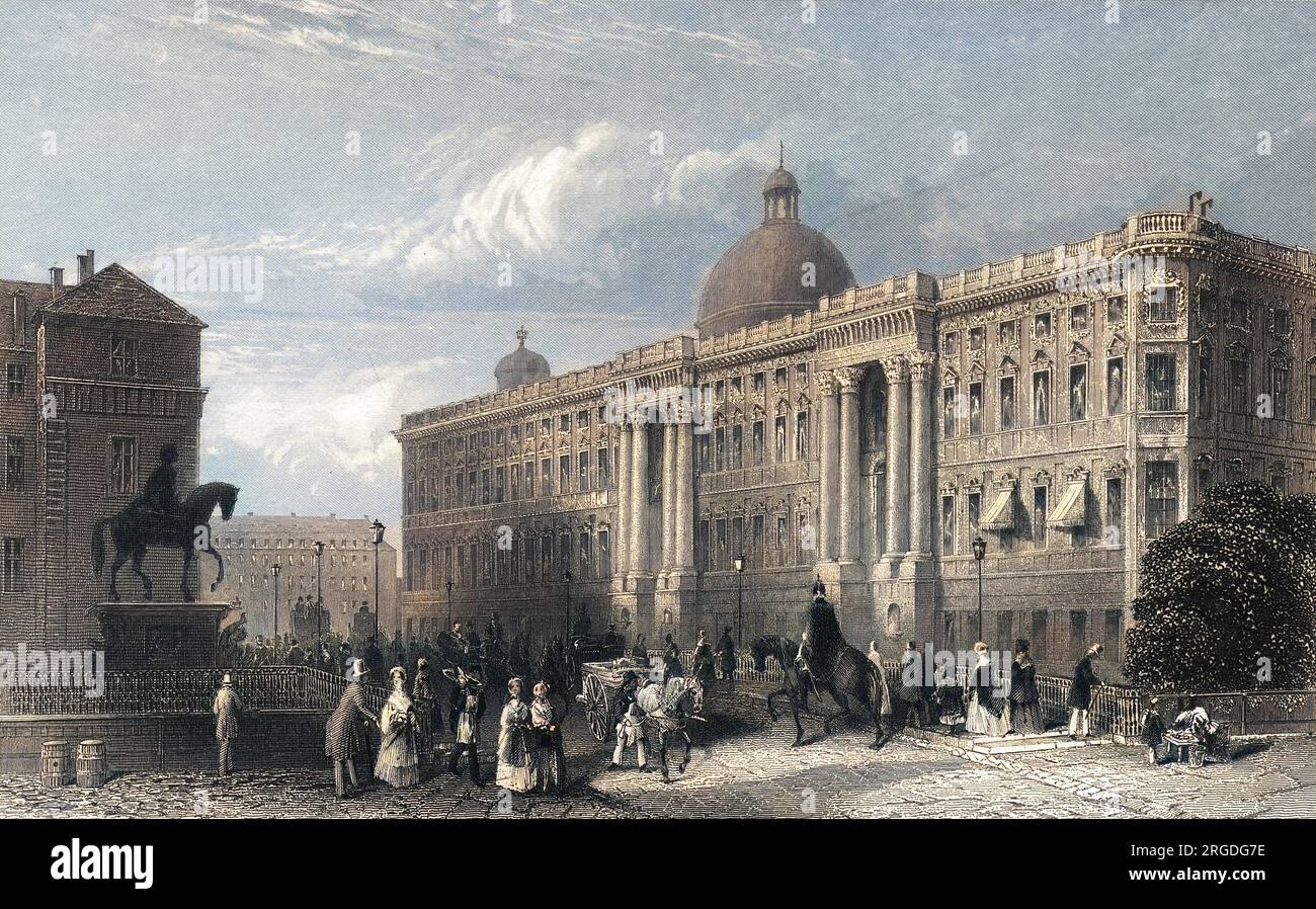 The royal palace Stock Photo - Alamy