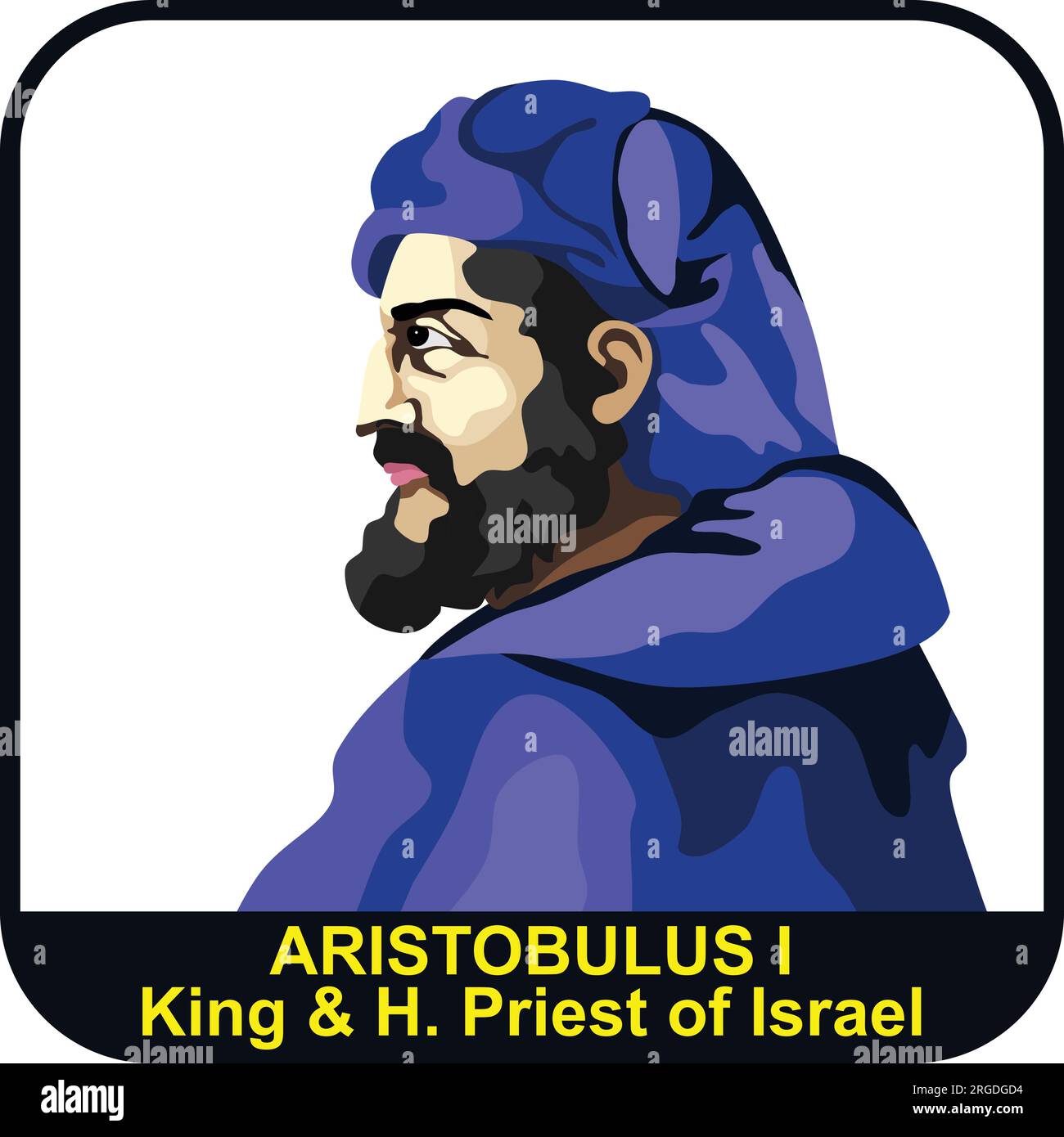 Aristobulus I 1st King of Israel Maccabee & 50th High Priest of Israel ...