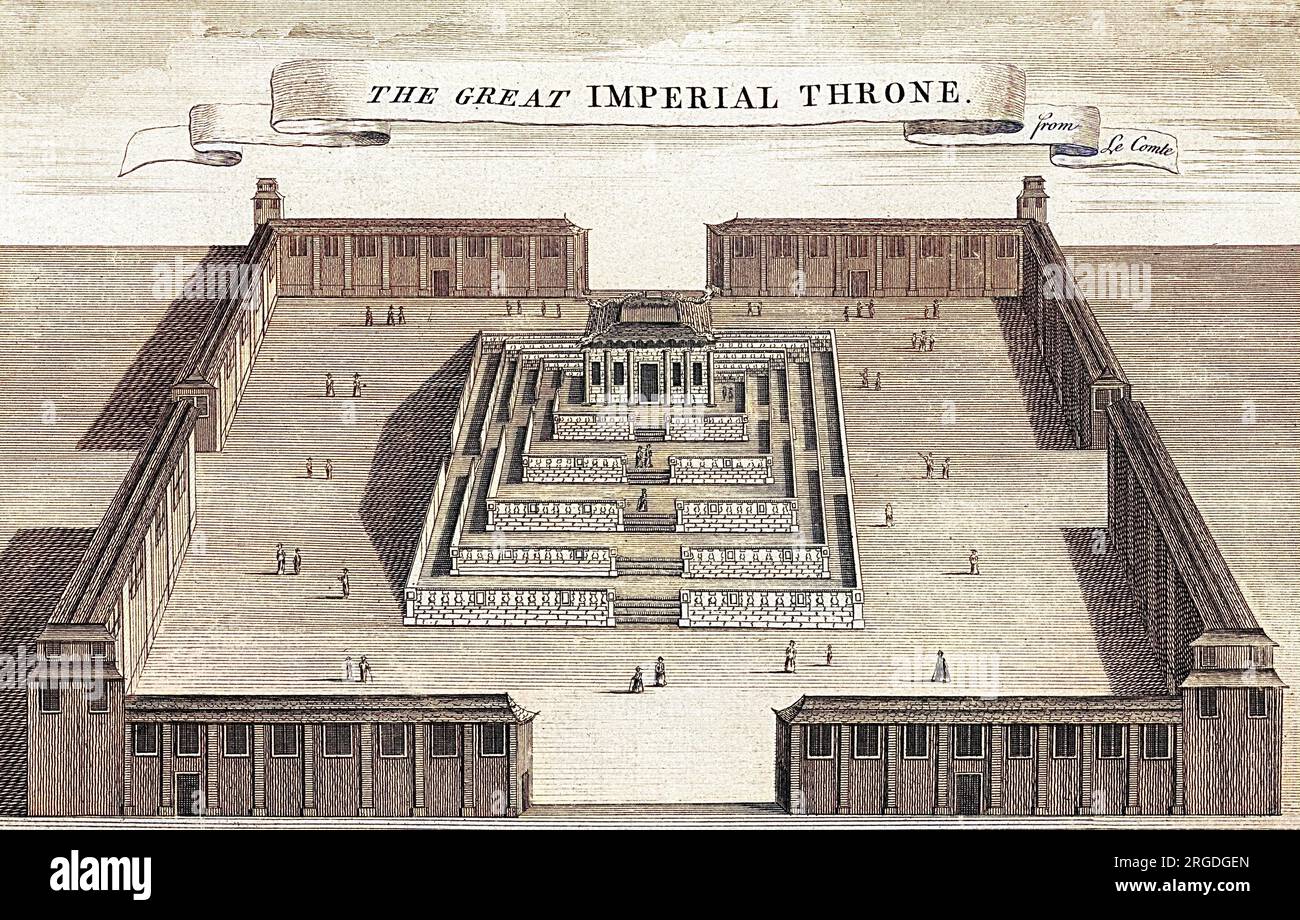 Bird's-eye view of t'The Great Imperial Throne' Stock Photo - Alamy
