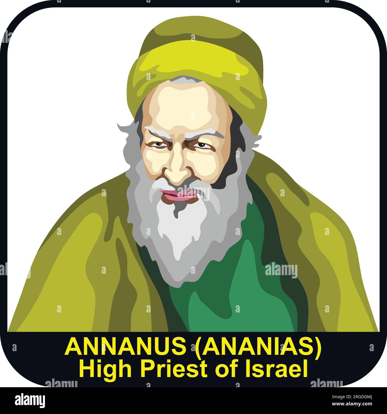 Ananus ben Seth 65th High Priest of Israel Stock Vector Image & Art - Alamy
