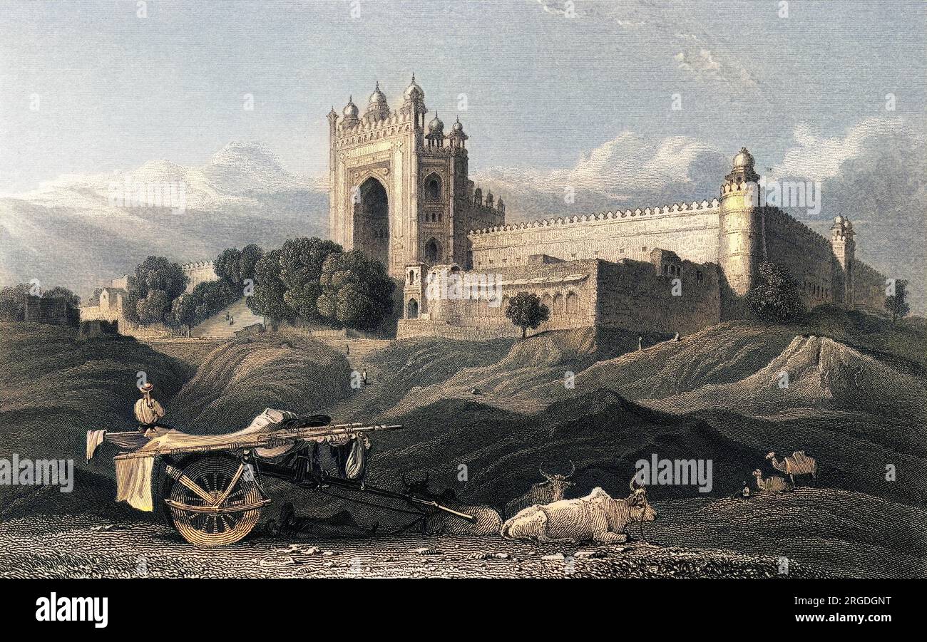 (formerly Futtipur Sikra) The palace of the Mogul emperors, about 30 km ...