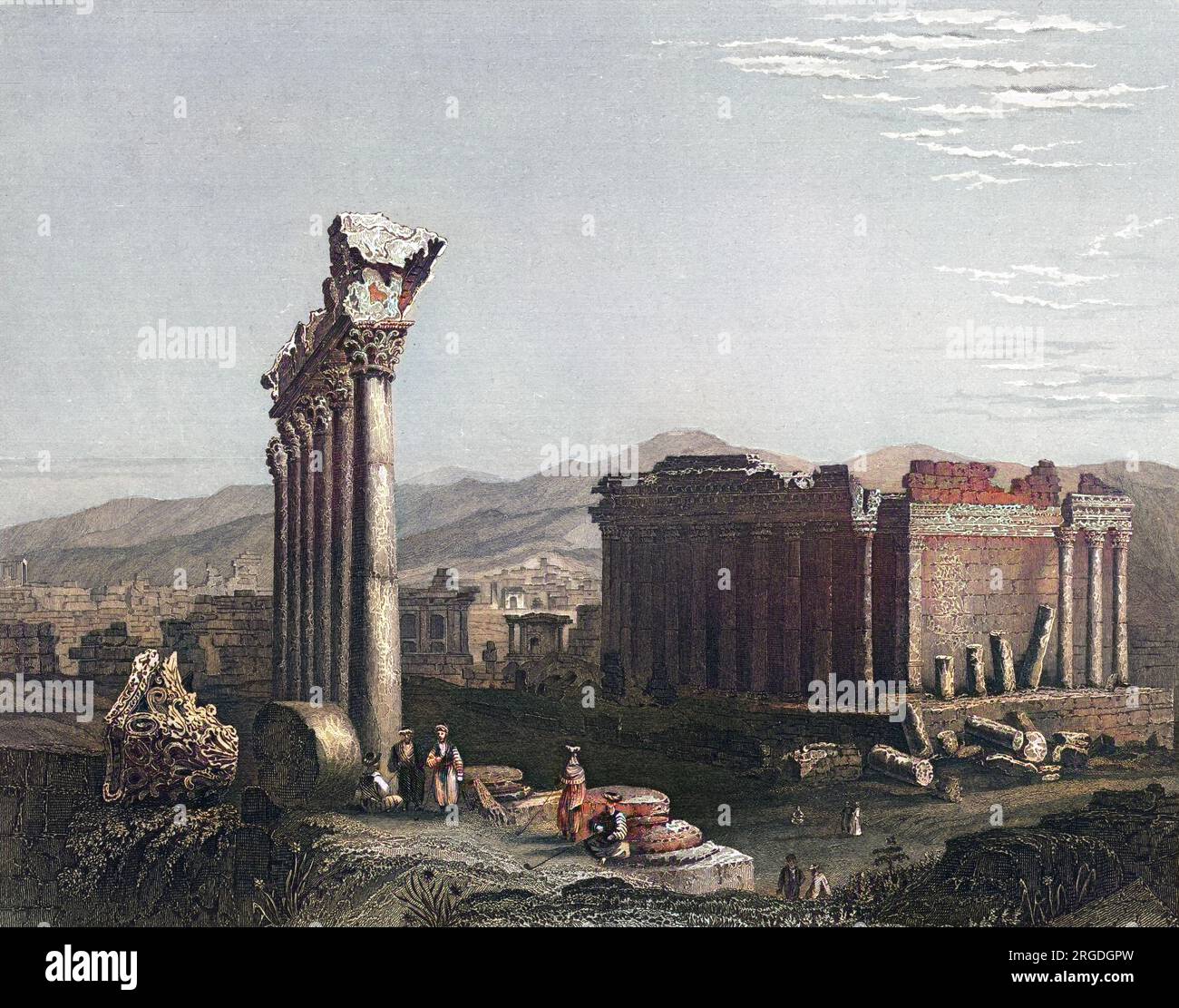 A dramatic view of the ruined city Stock Photo - Alamy