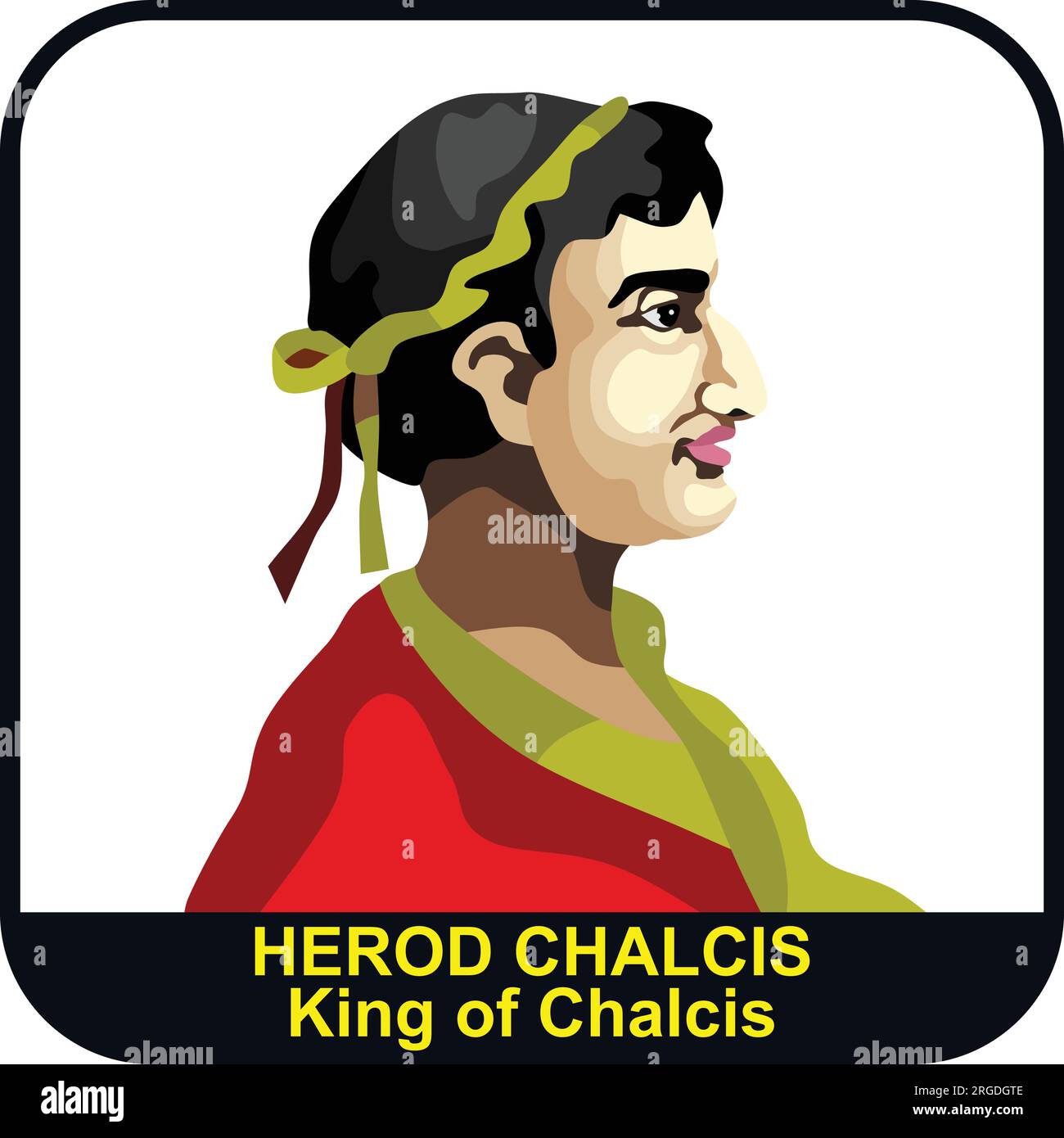 Herod Chalcis King of Israel Herodian Stock Vector Image & Art - Alamy
