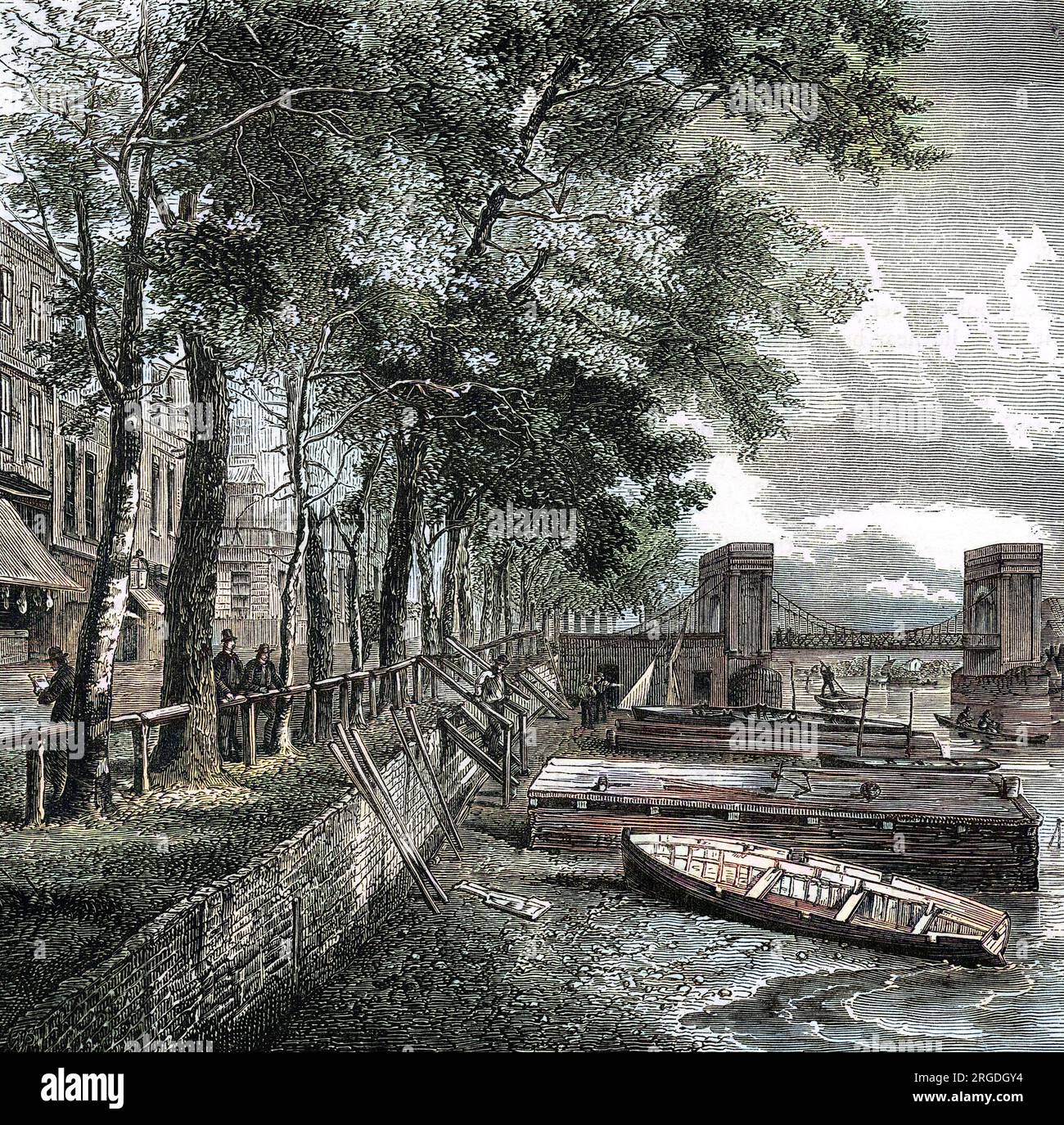 Chelsea cheyne walk hi-res stock photography and images - Alamy