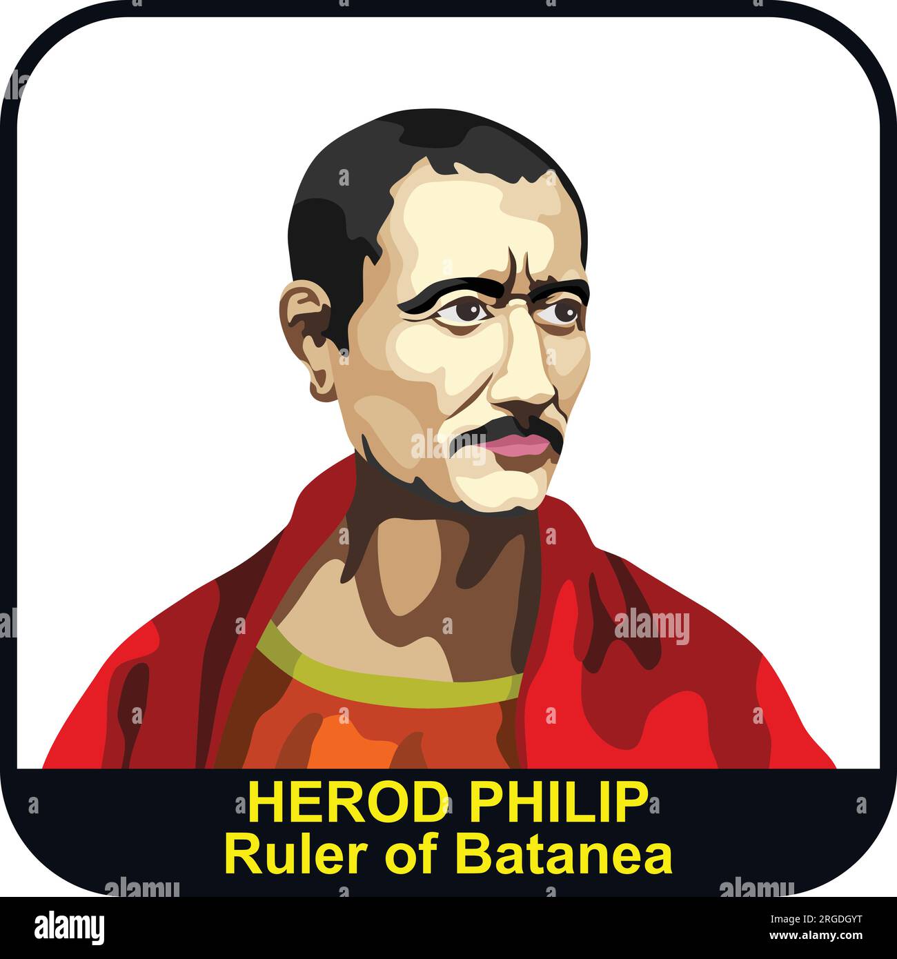 Herod Philip King of Israel Herodian Stock Vector Image & Art - Alamy