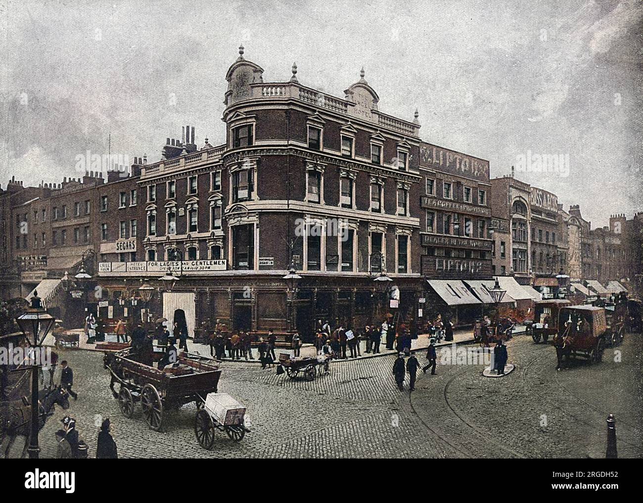 The 'Angel' at Islington is one of North London's best- known landmarks ...