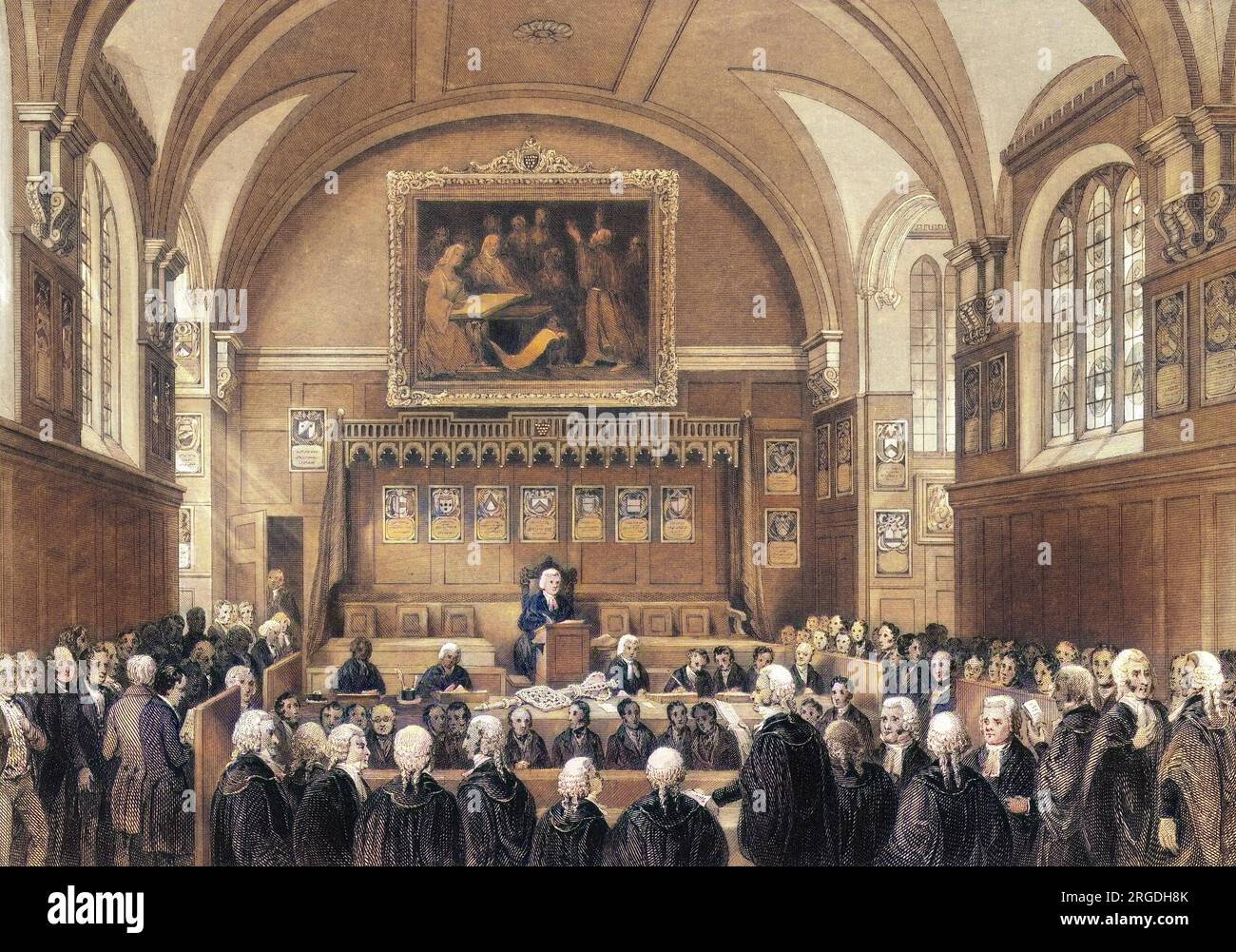 The Lord Chancellor's Court in Lincolns Inn Hall Stock Photo - Alamy