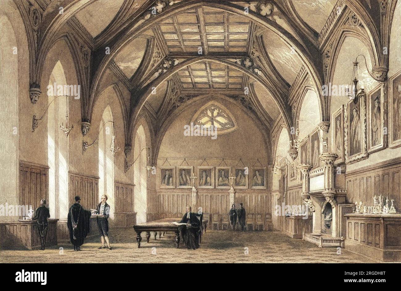 Lambeth Palace - the Guard Chamber Stock Photo - Alamy