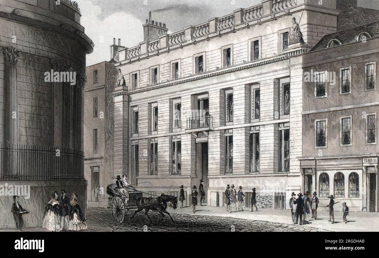 The premises of the London and Westminster Bank Stock Photo - Alamy