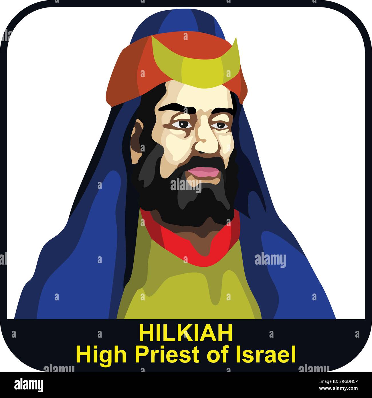 Hilkiah 26th High Priest of Israel Stock Vector Image & Art - Alamy