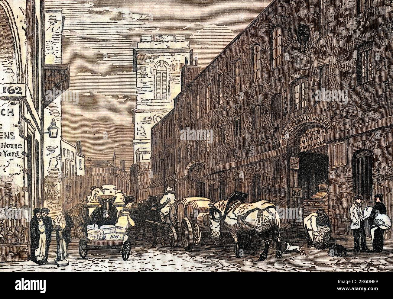 The Steelyard, Thames Street Stock Photo - Alamy