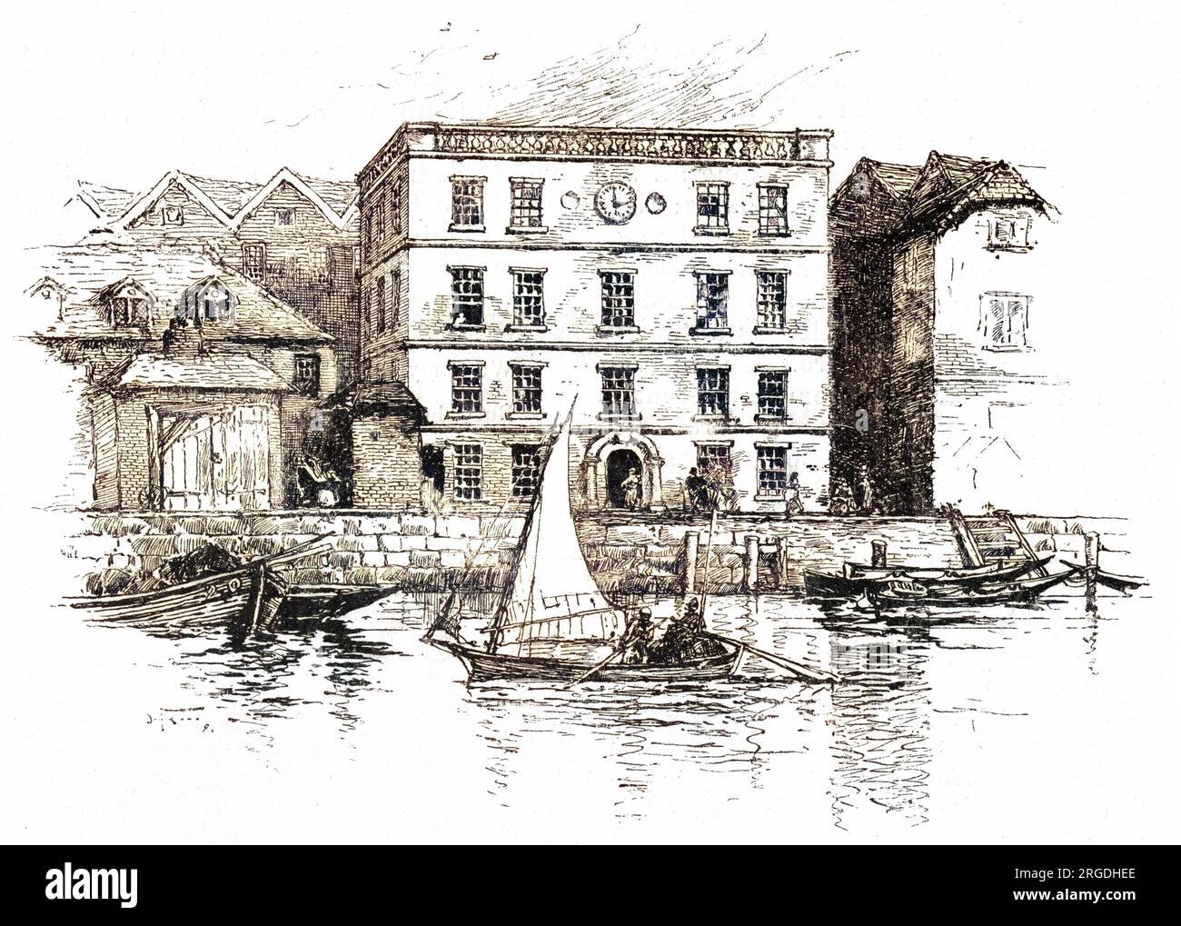 The Steelyard, Thames Street Stock Photo - Alamy