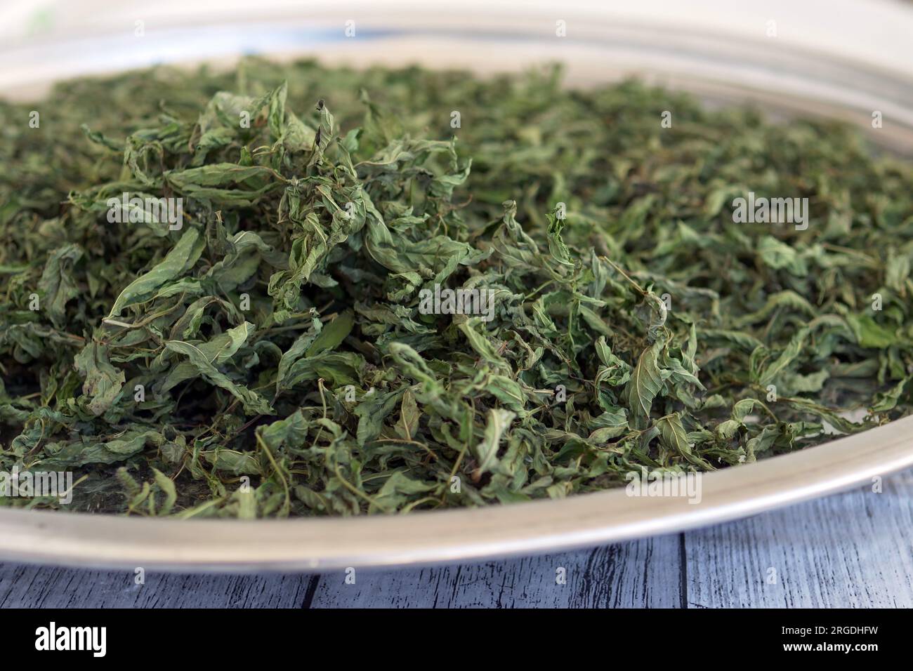 dried mint from natural aromatic plant dried Stock Photo - Alamy