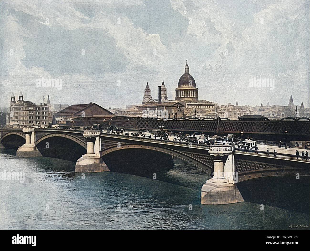 Blackfriars bridge railway hi-res stock photography and images - Alamy