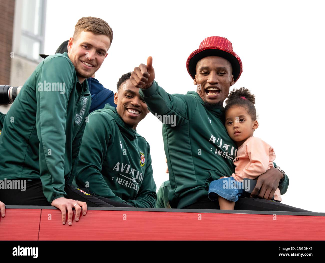 Wrexham FC Victory Parade May 2nd 2023 Stock Photo - Alamy