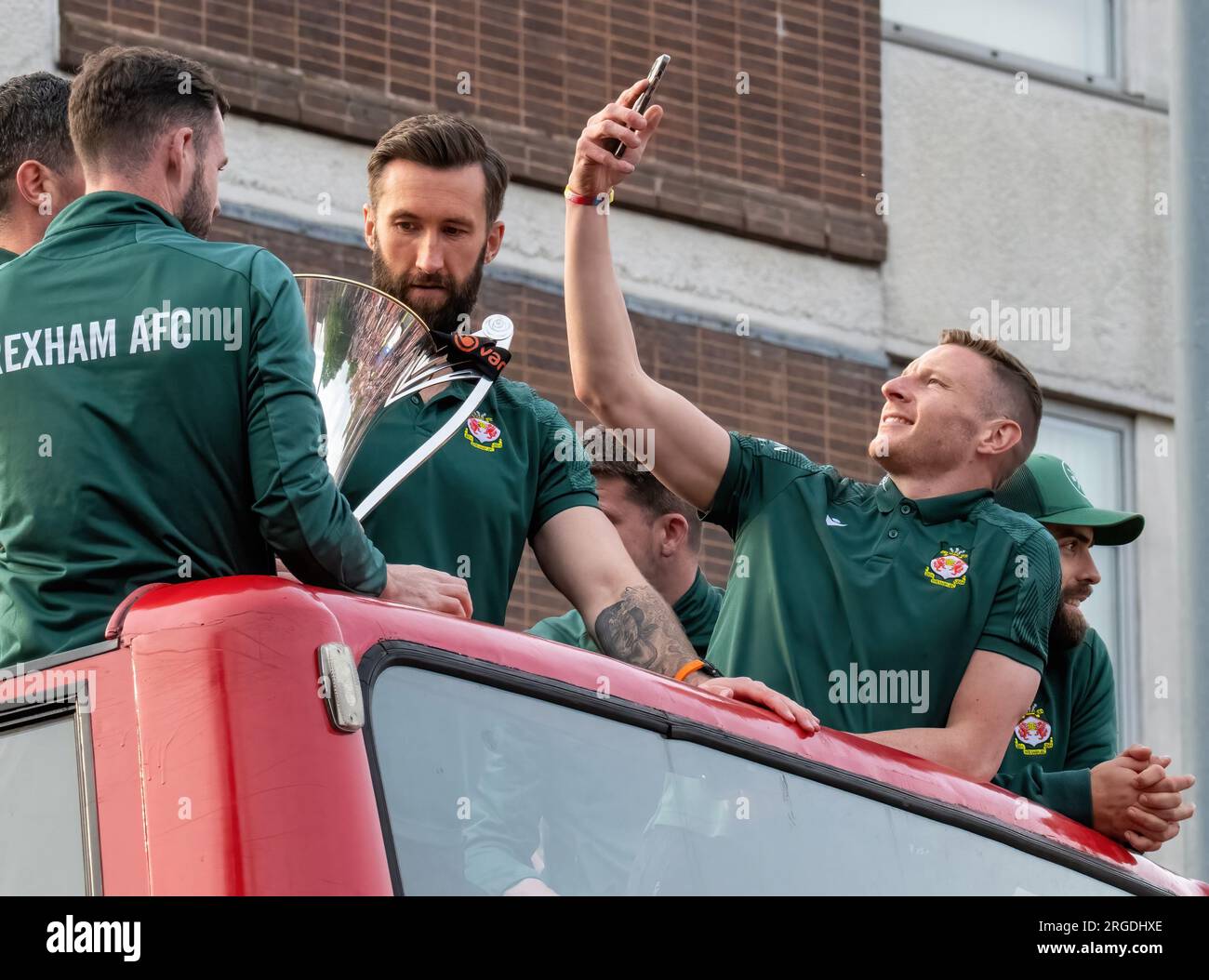 Wrexham FC Victory Parade May 2nd 2023 Stock Photo - Alamy