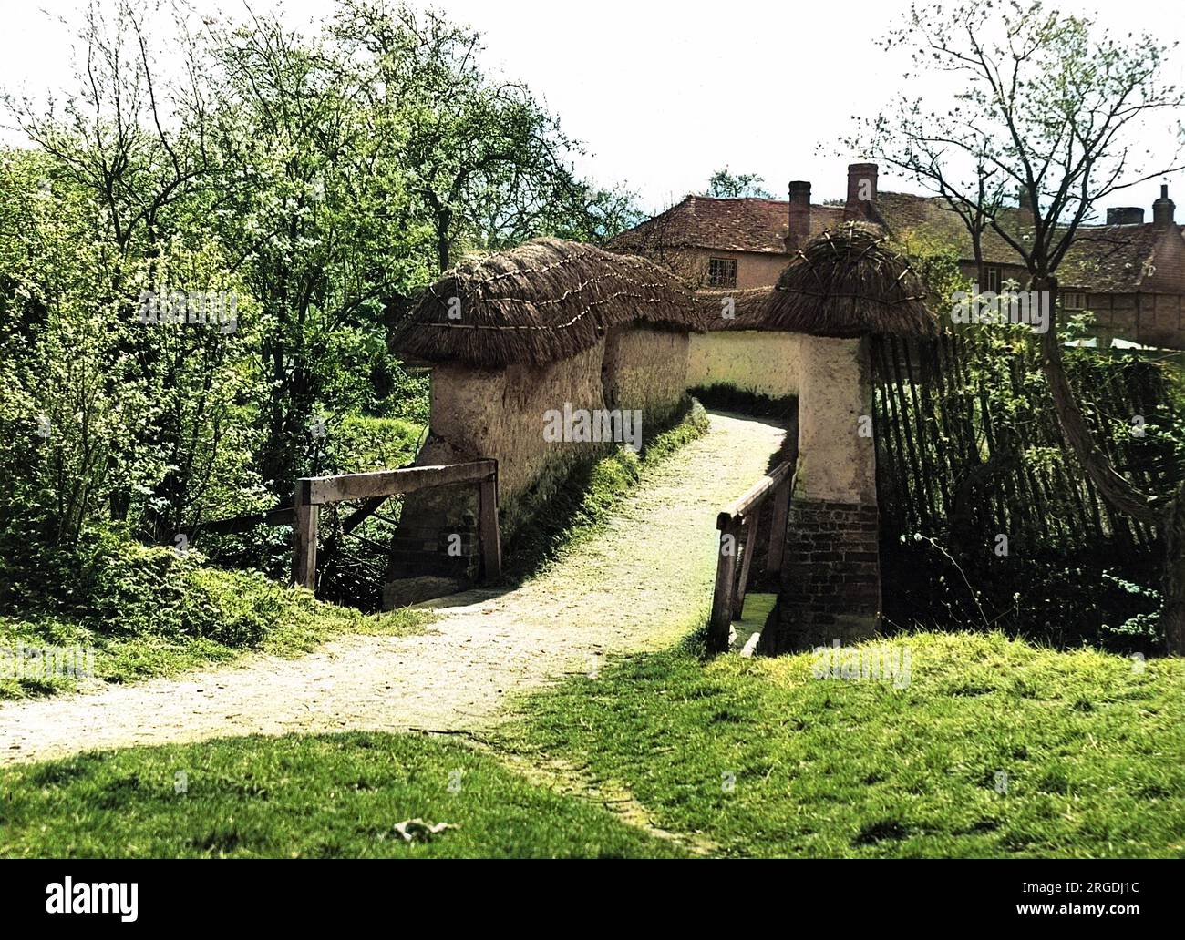 Thatched walls AT Blewbury, Berkshire Stock Photo - Alamy