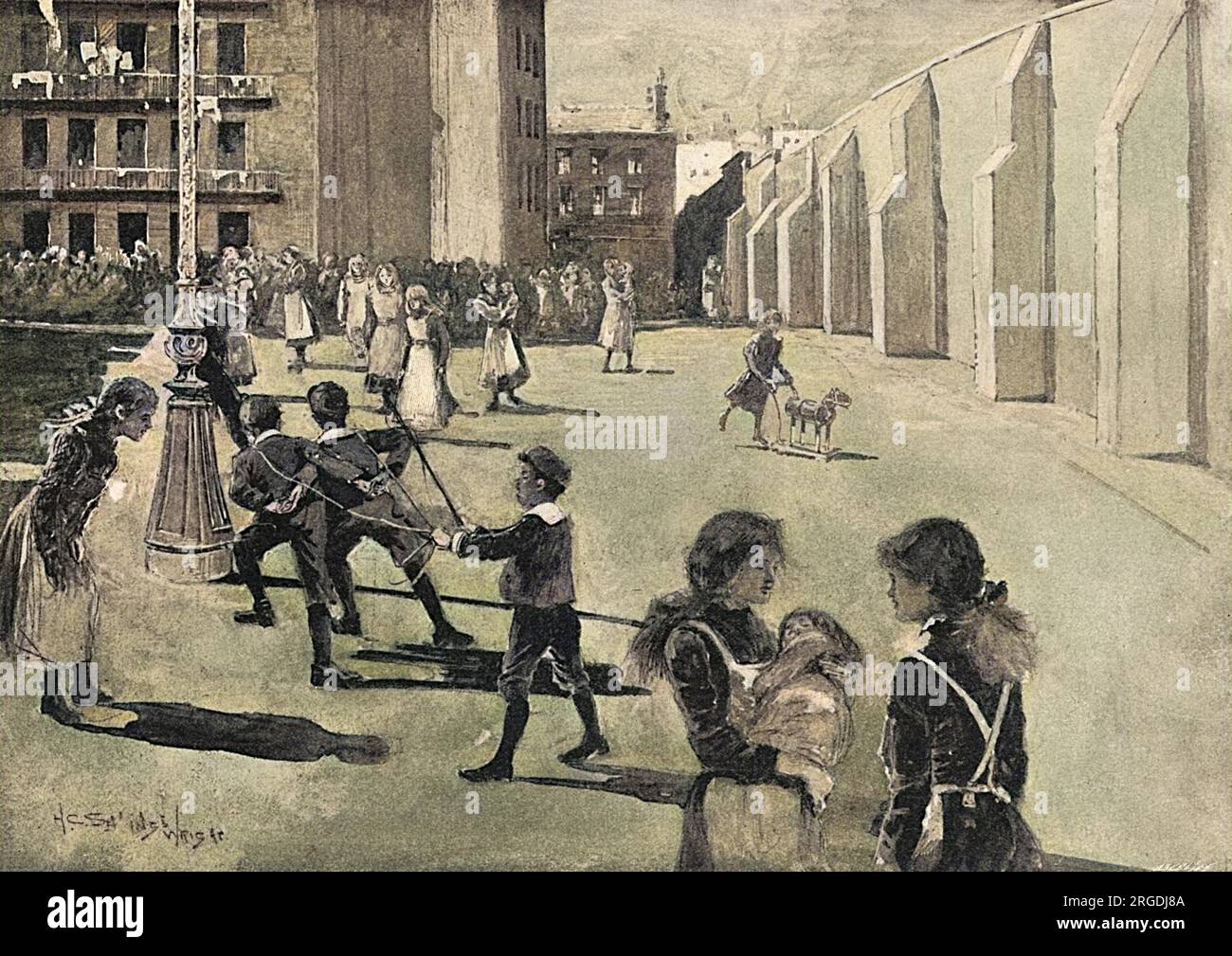 Old playground games hi-res stock photography and images - Alamy