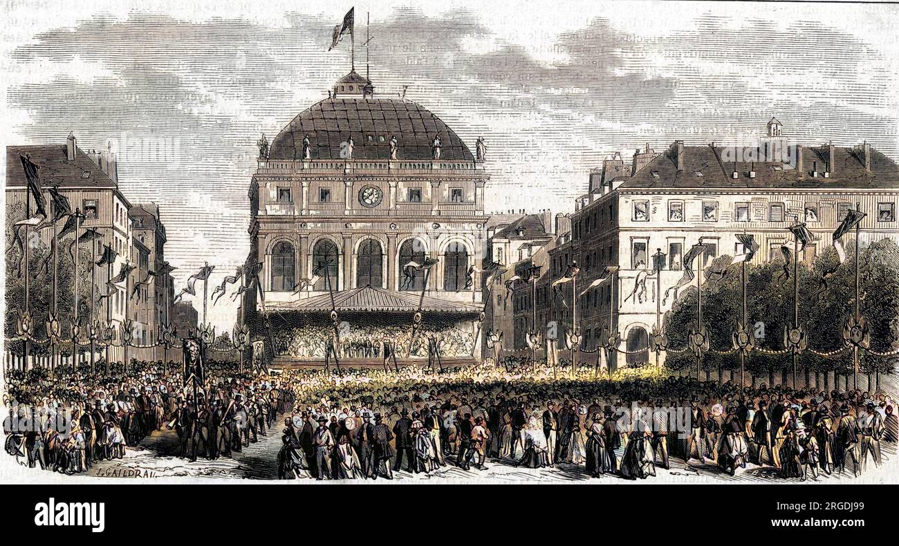 Gathering of music societies at Le Havre,France Stock Photo - Alamy